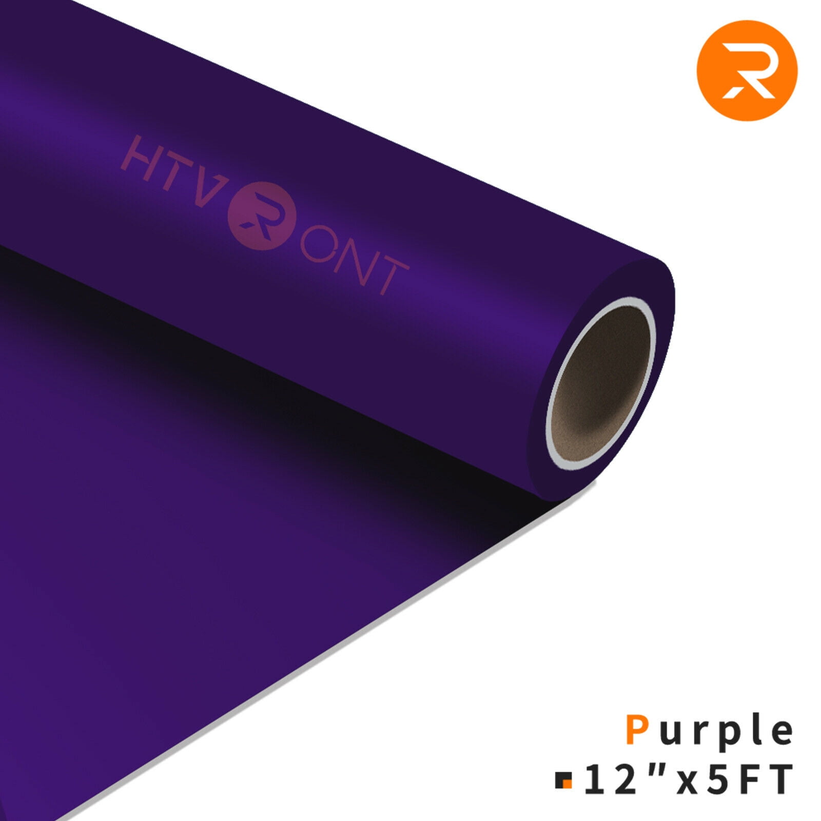"HTVRONT Premium 12"" x 5ft Iron-On Heat Transfer Vinyl Purple HTV ...