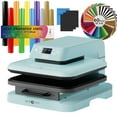 "HTVRONT 1500W Auto Heat Press Machine, 15""x15"", Professional Easy ...