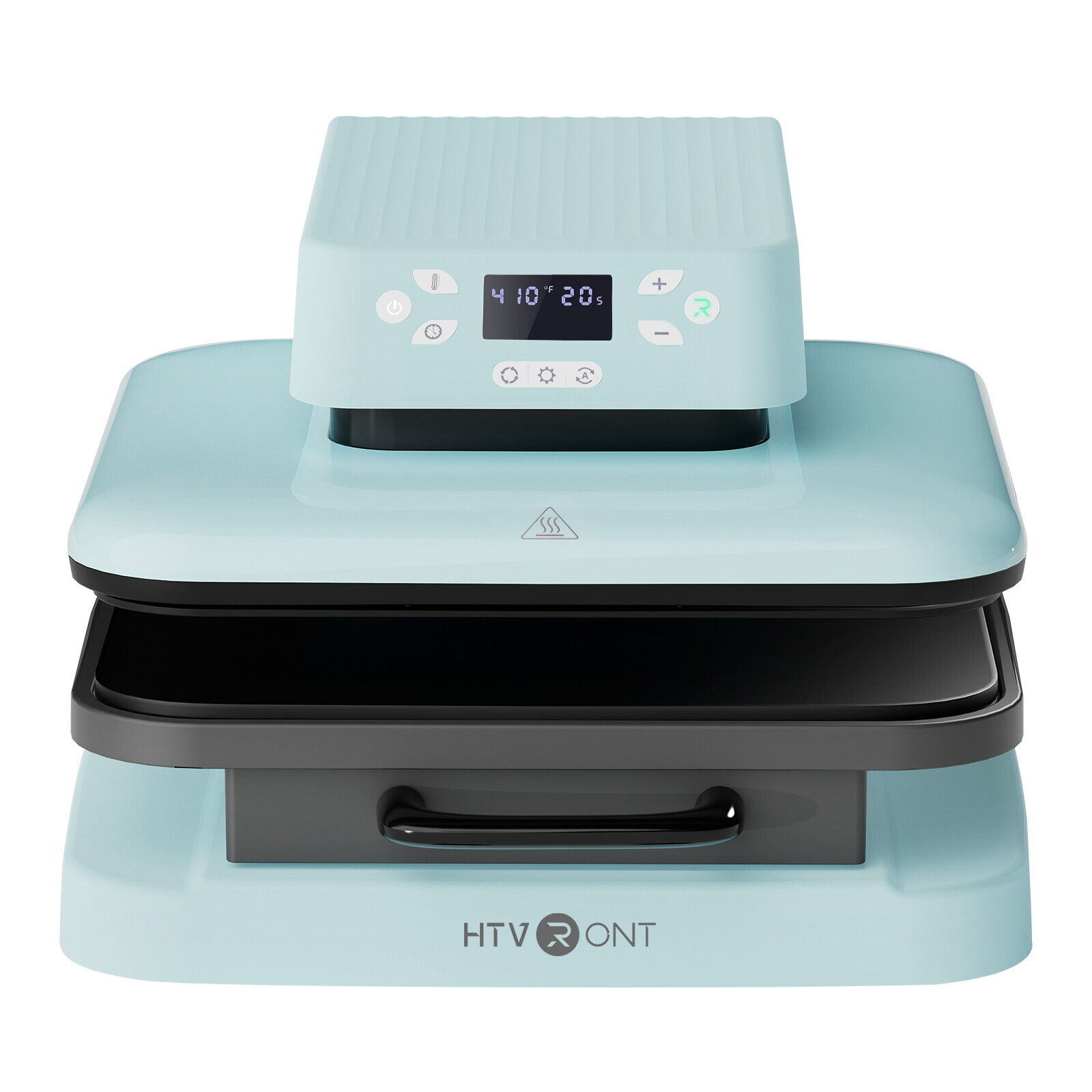 HTVRONT 1500W 15"x15" White Auto Heat Press Machine for Transfer Vinyl ...