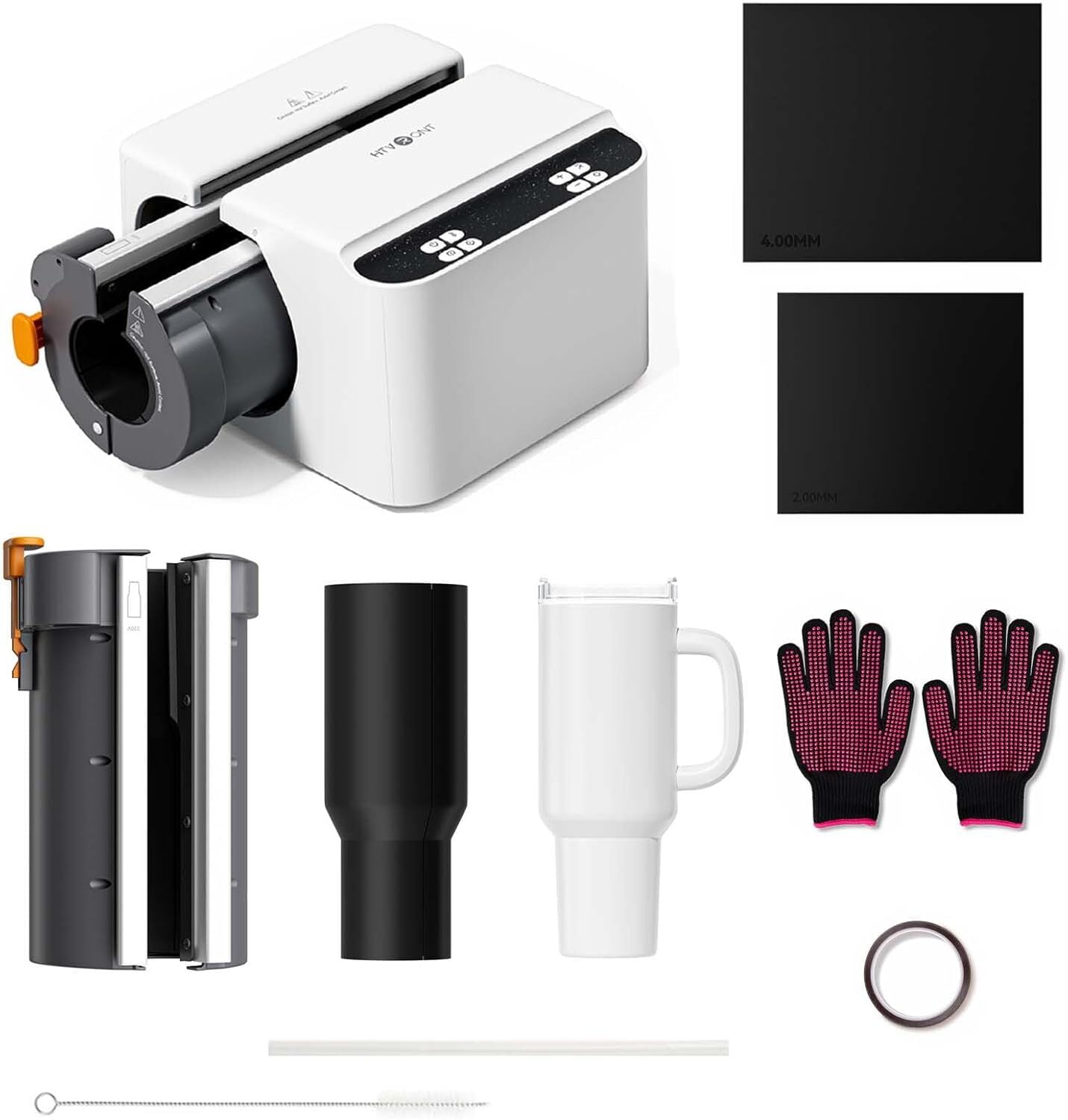 HTVRONT 2 in 1 A200 Auto Tumbler Heat Press Pro Kit - Full Cup Transfer ...