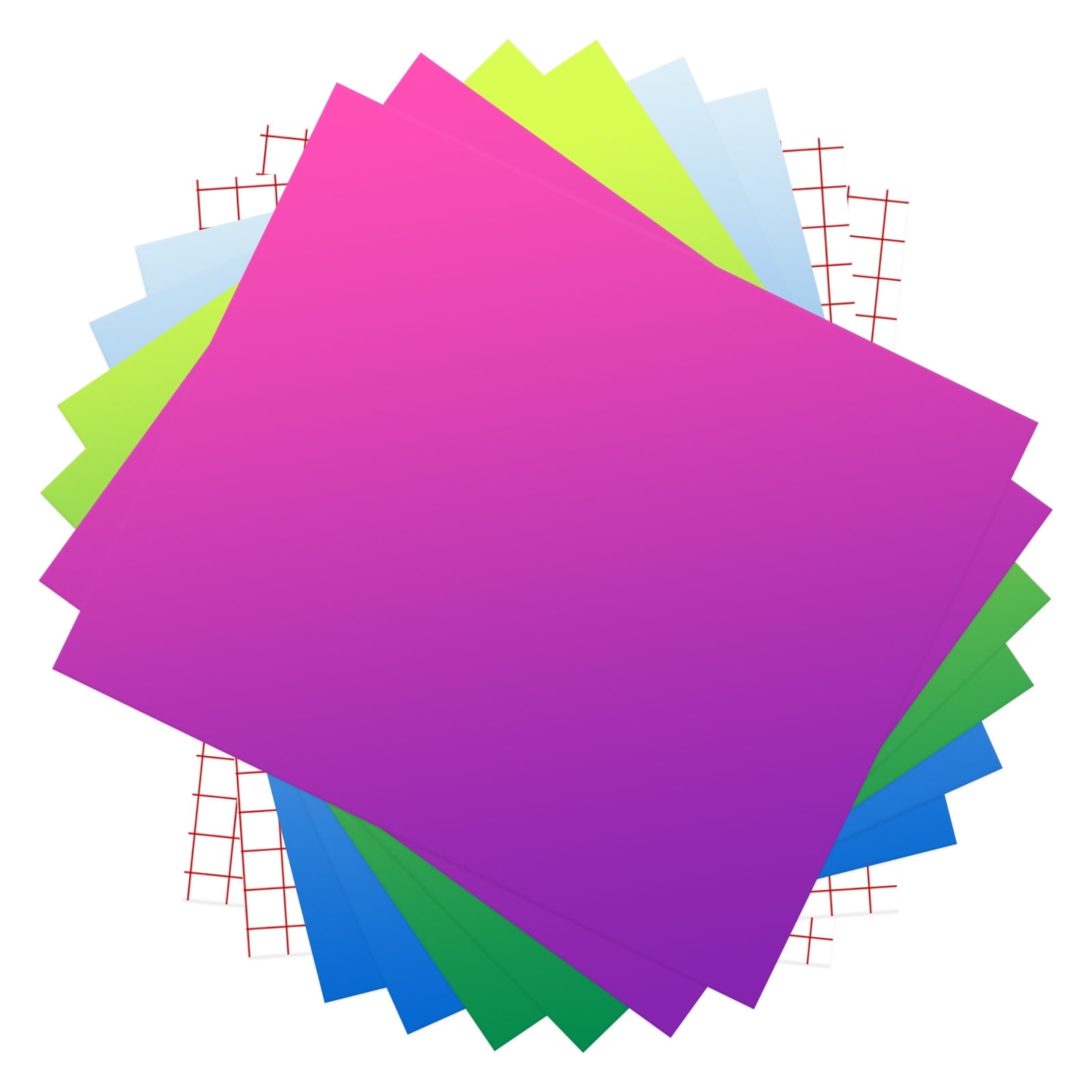 HTVRONT 3 Colors 12"x10" Color Changing Vinyl Permanent Adhesive Vinyl ...