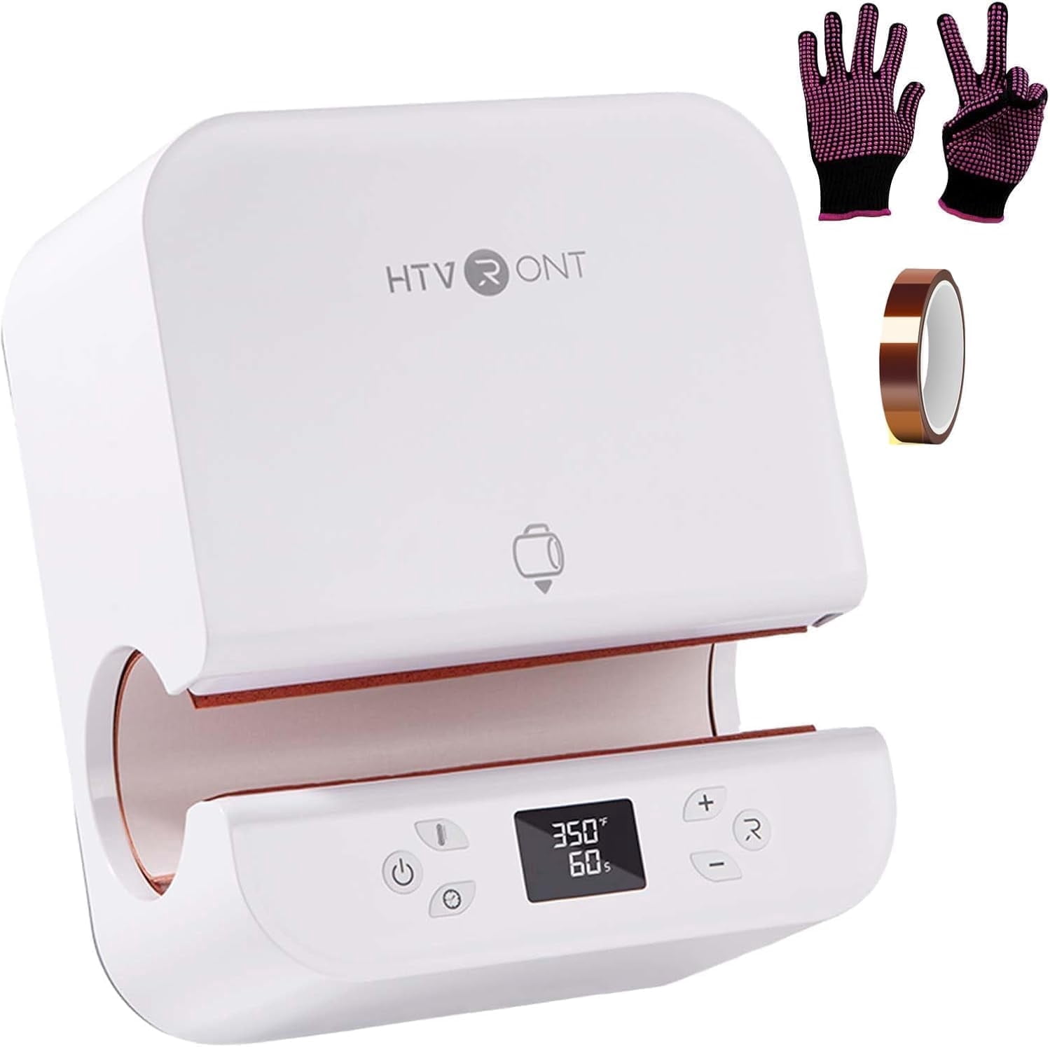 HTVRONT, Auto Tumbler Mug Heat Press, Model HPT01, Fits 10-30oz Cups ...