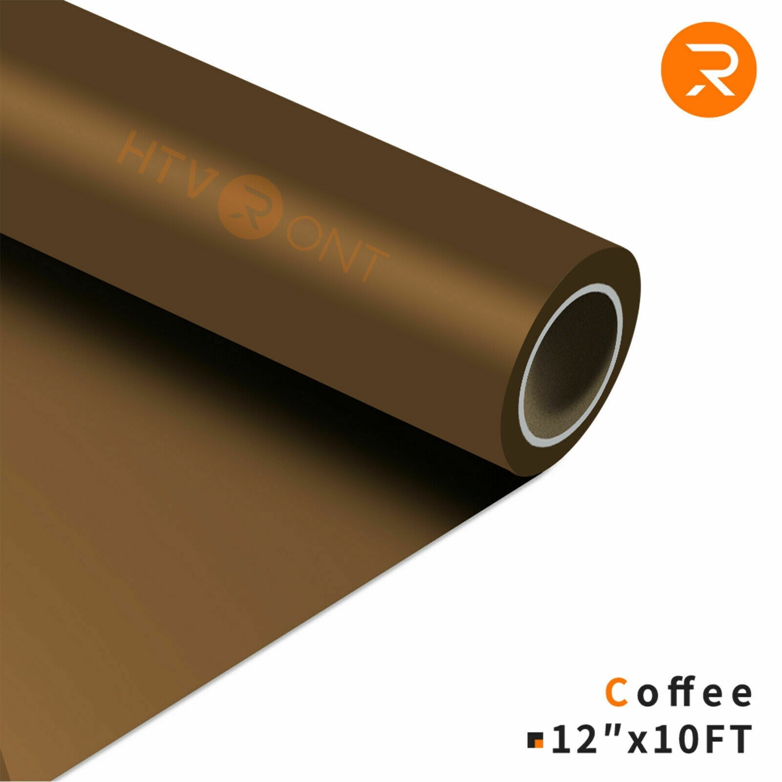 HTVRONT Coffee Heat Transfer Vinyl Rolls - 12" x 10FT Coffee Iron on ...