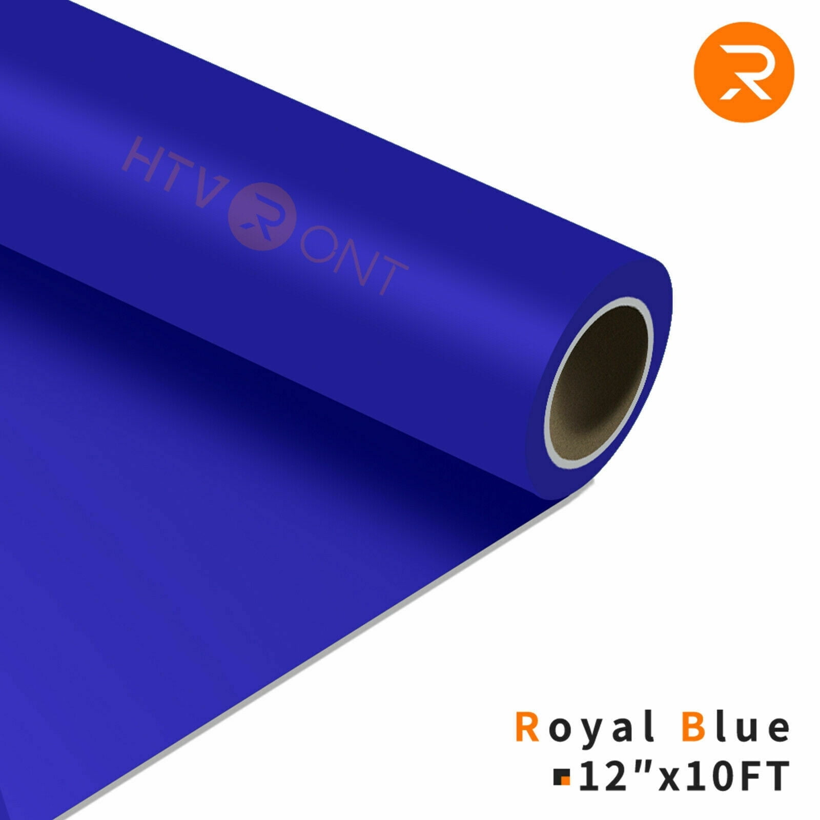 HTVRONT Royal Blue Heat Transfer Vinyl Rolls-12" x 10FT Royal Blue Iron ...
