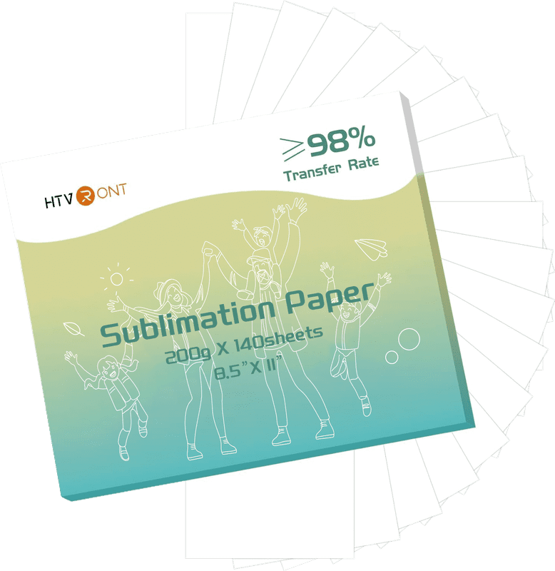 HTVRONT Sublimation Paper 120grams-8.5 x 11 inch-140 Sheets Compatible ...