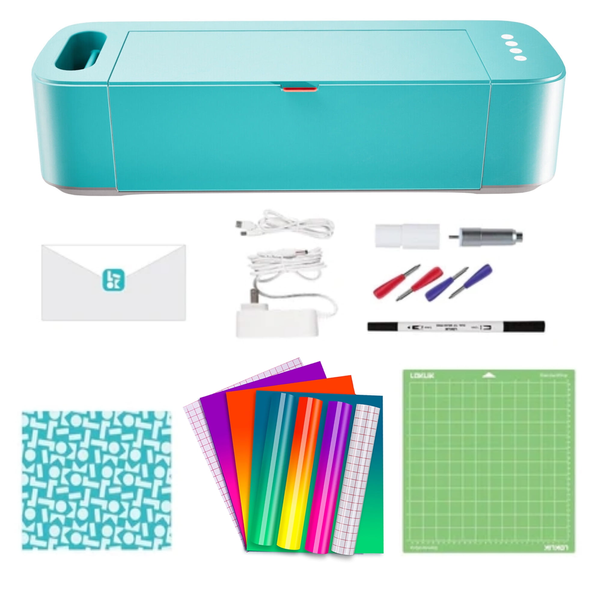 HTVRONT by LOKLiK DIY Cutting Machine for All Vinyl Crafts w/ Bluetooth ...