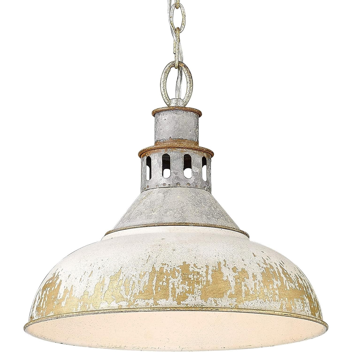 HTYSUPPLY 0865-L AGV-AI Kinsley Pendant, Aged Galvanized Steel ...