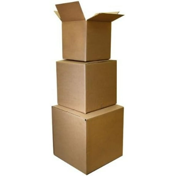 HTYSUPPLY 10x8x6'' Corrugated Shipping Boxes 100 Boxes - Walmart.com