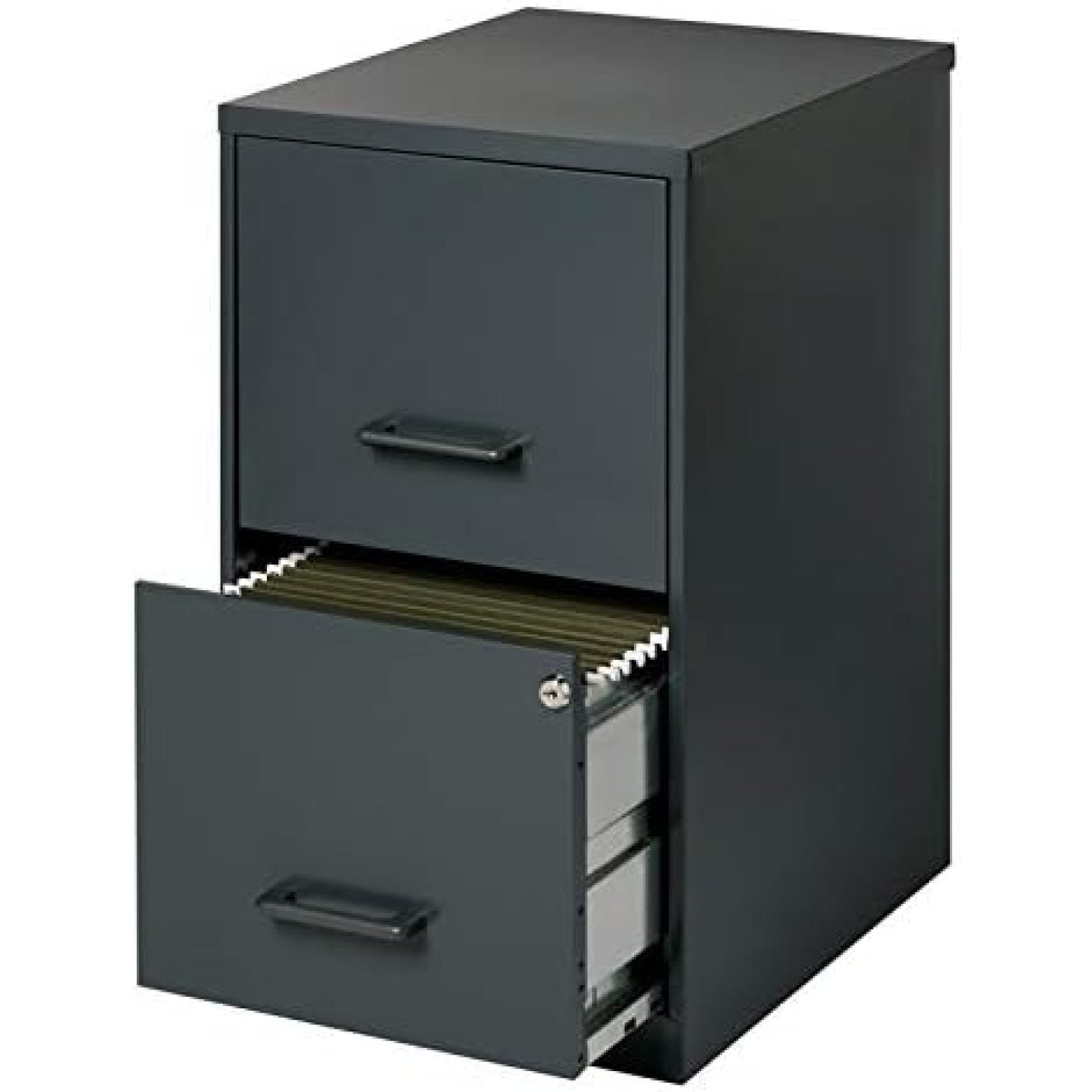 HTYSUPPLY 2 Drawer Metal File Cabinet, Filing for Letter-Size Hanging ...