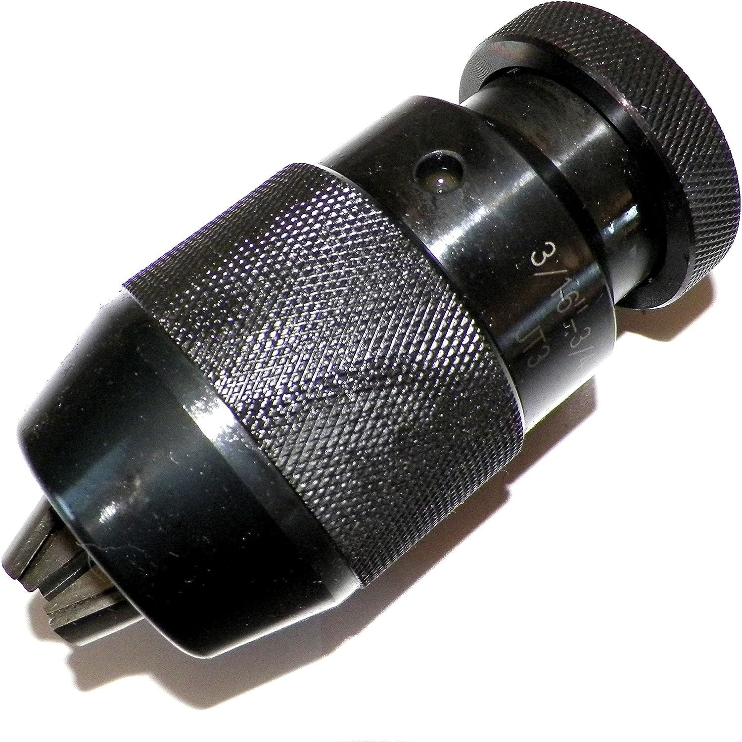 HTYSUPPLY 3/16" to 3/4" JT3 Taper Mount Keyless Self Tighten Drill ...