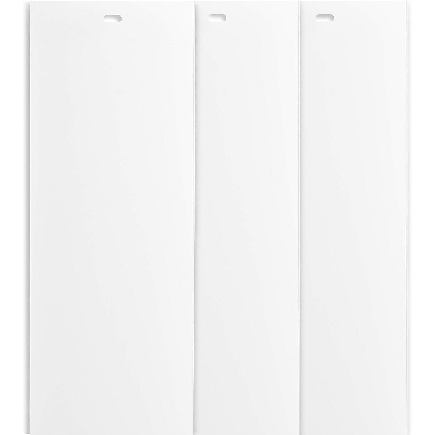 HTYSUPPLY 82.5" White Vertical Replacement Blinds Slats Sliding Door ...