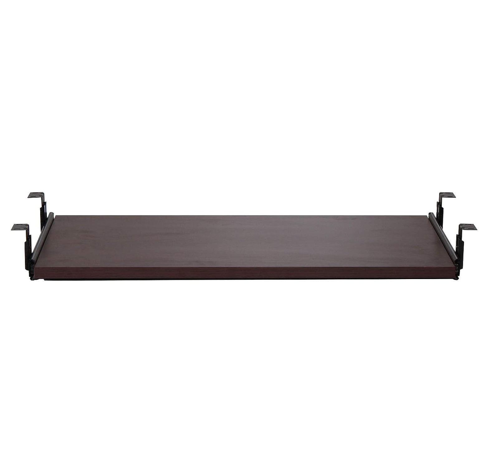 HTYSUPPLY 87523 Keyboard Tray, 26-Inch, Mahogany - Walmart.com