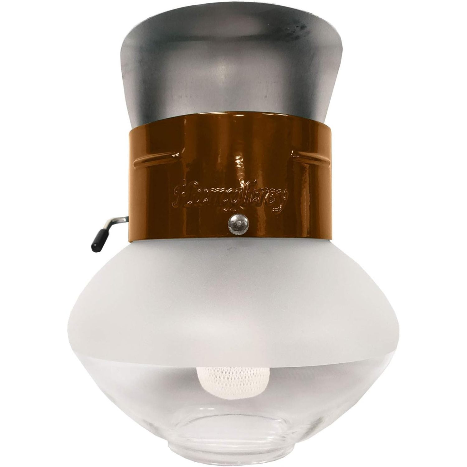 HTYSUPPLY 9RW Propane Gas Light, Rustic Walnut Pre-formed Mantle ...