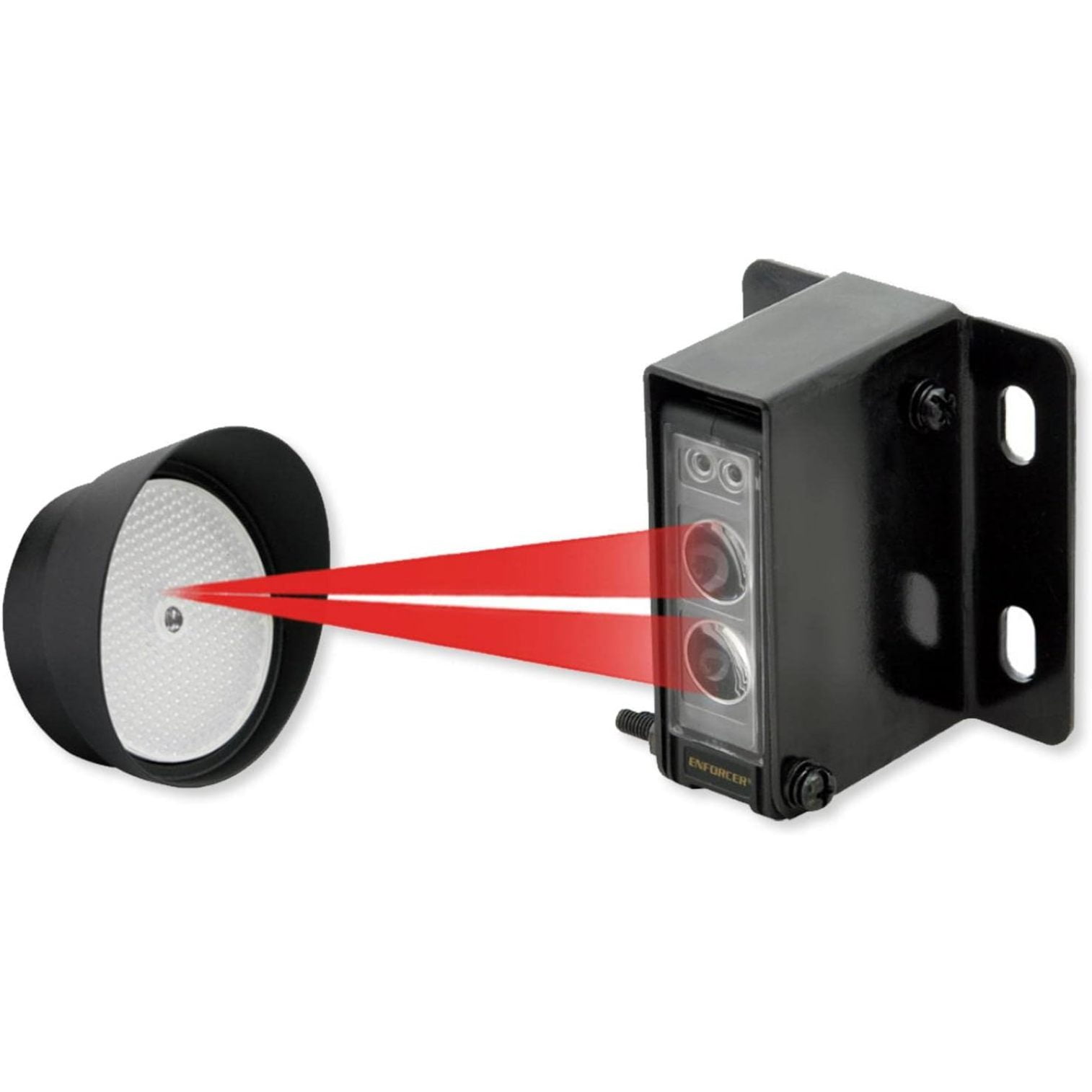 HTYSUPPLY E-936-S45RRGQ Reflective Photoelectric Beam Sensor, 45ft (14m ...