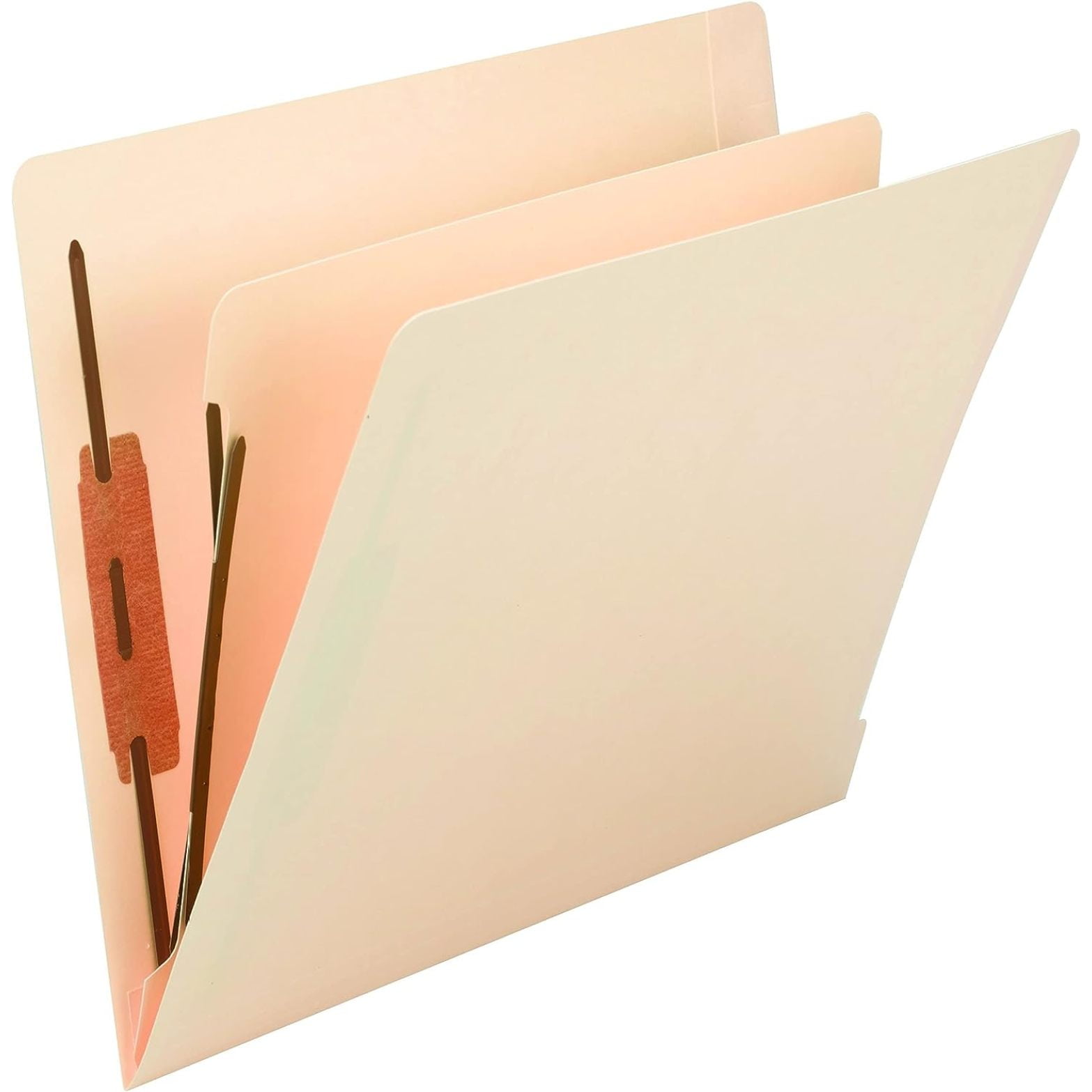 HTYSUPPLY End Tab Fastener File Folder with Divider, Shelf-Master ...