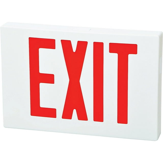 HTYSUPPLY FHEX21WREM FireHorse LED Thin Profile Emergency Exit Sign ...