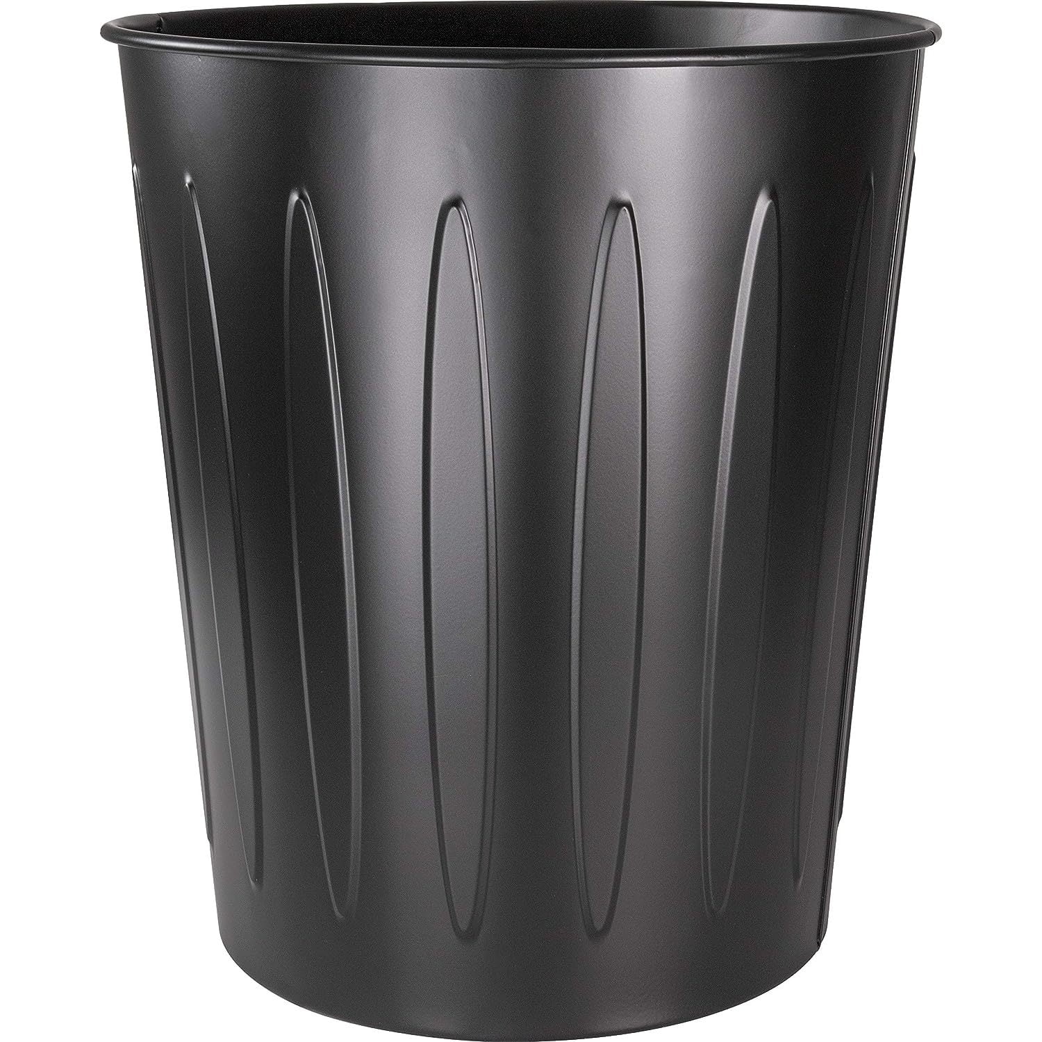 HTYSUPPLY - GJO58897 Steel 6 Gallon Fire-Safe Trash Can - Walmart.com
