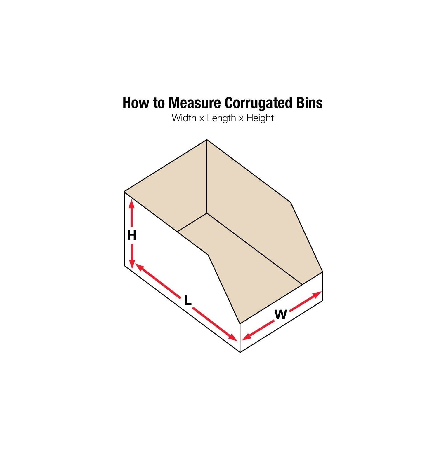 HTYSUPPLY Jumbo Corrugated Cardboard Storage Bins, 8"x 24"x 12", White ...