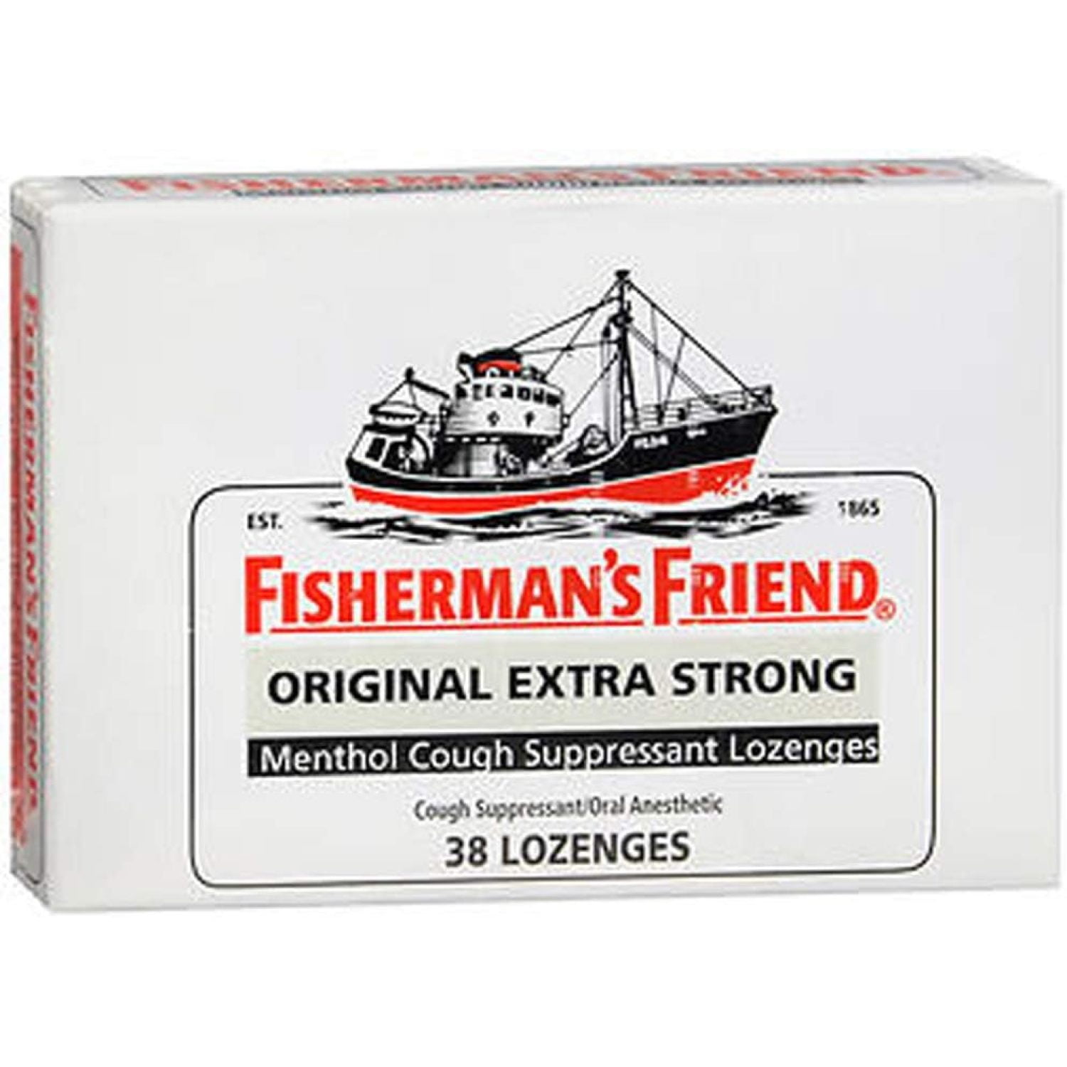 HTYSUPPLY Original Extra Strong Menthol Cough Suppressant Lozenges - 38 ...