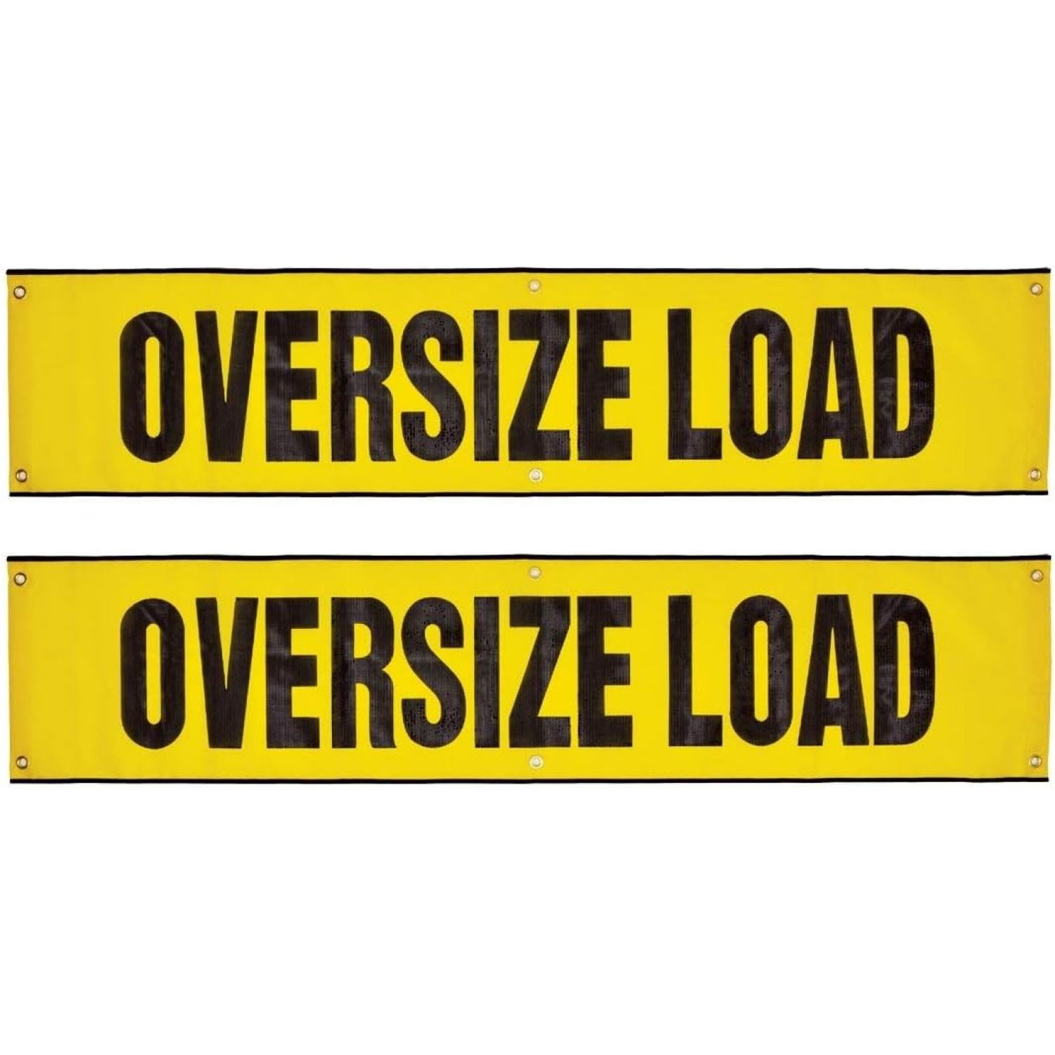HTYSUPPLY Oversize Load Banner with Grommets - 2 Pack - Mesh - 18 Inch ...