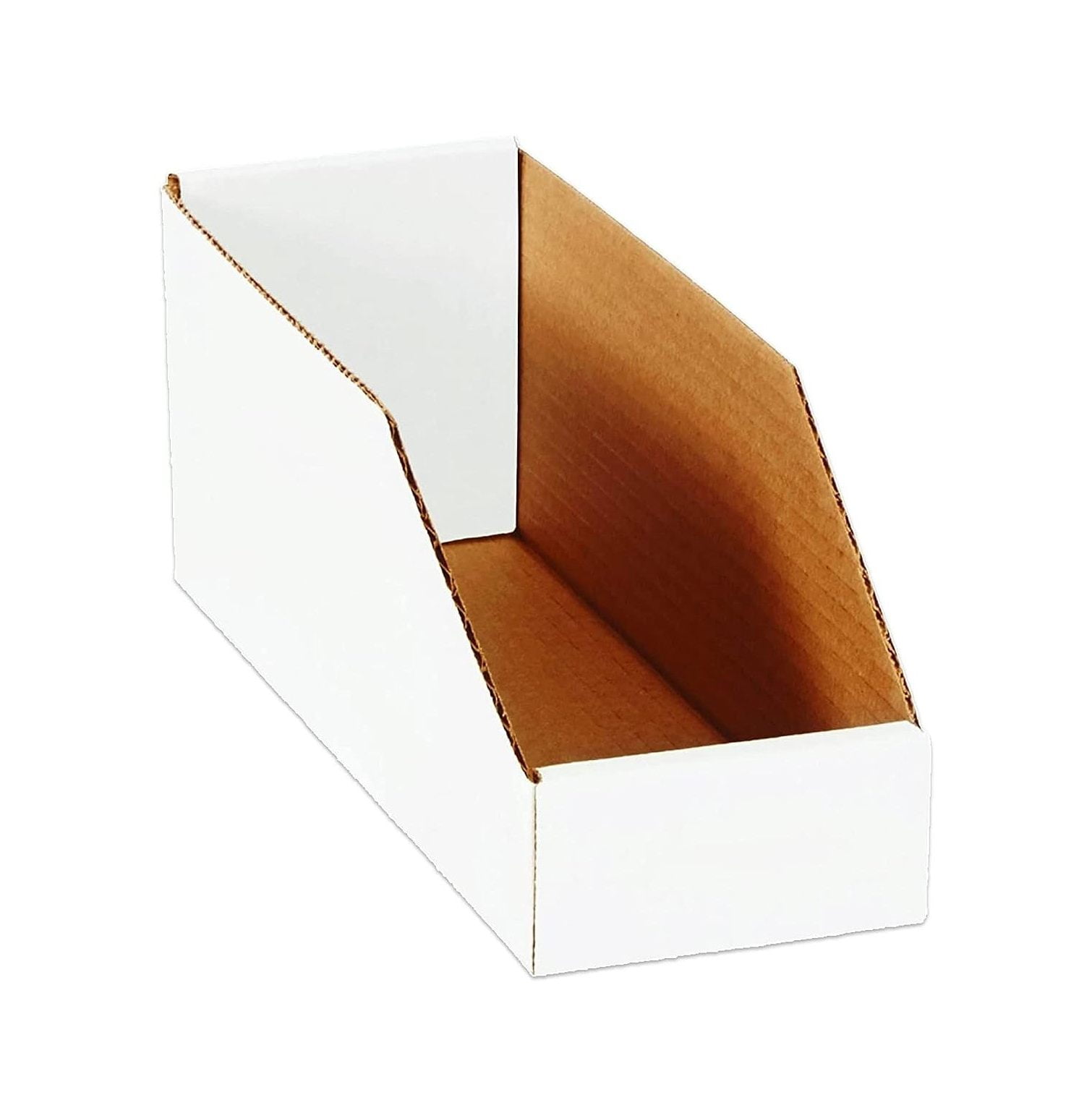 HTYSUPPLY Storage Bins 6"L x 12"W x 4.5"H, 50-Pack | Corrugated ...