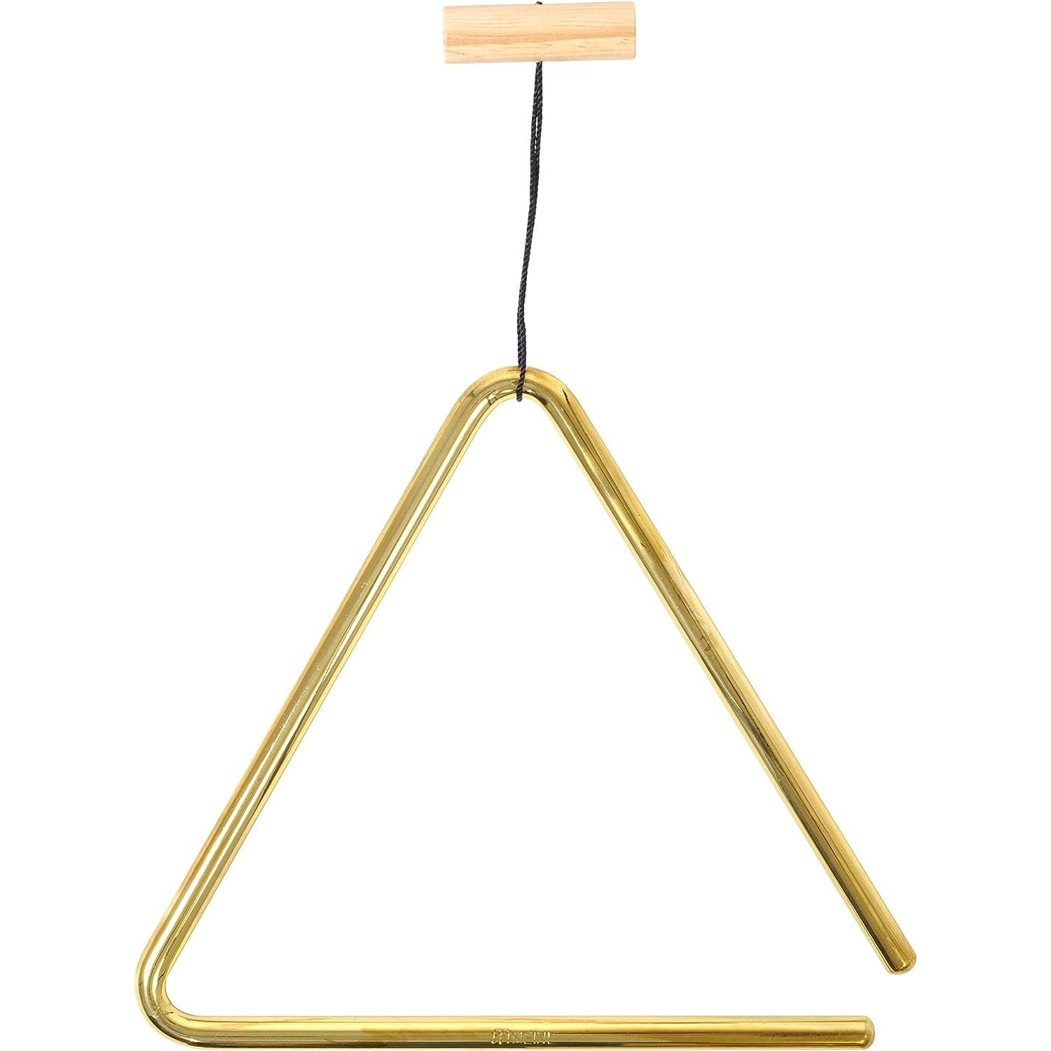 HTYSUPPLY TRI20B 8-Inch Solid Brass Triangle with Metal Beater ...
