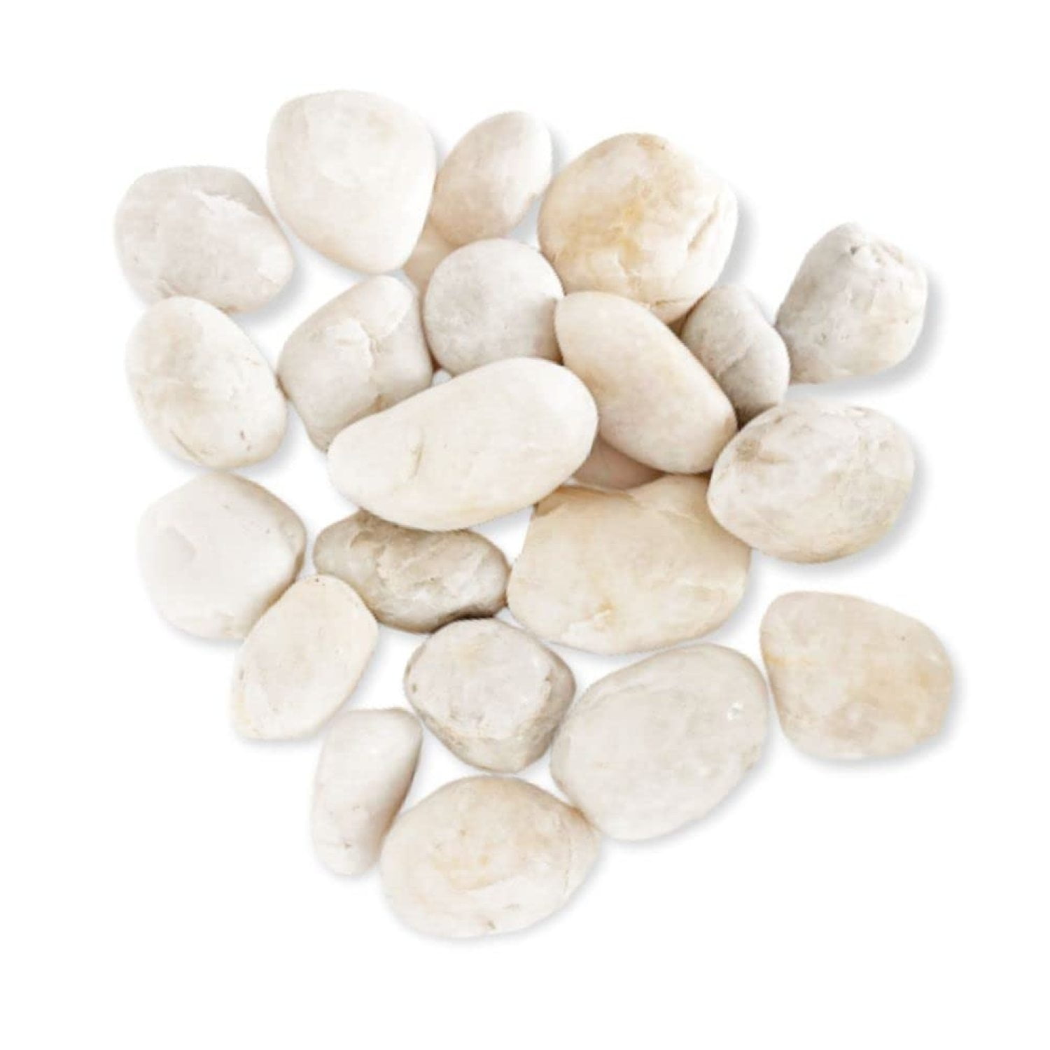 HTYSUPPLY White River Rocks for Plants - 5 Pounds - White Rocks with ...
