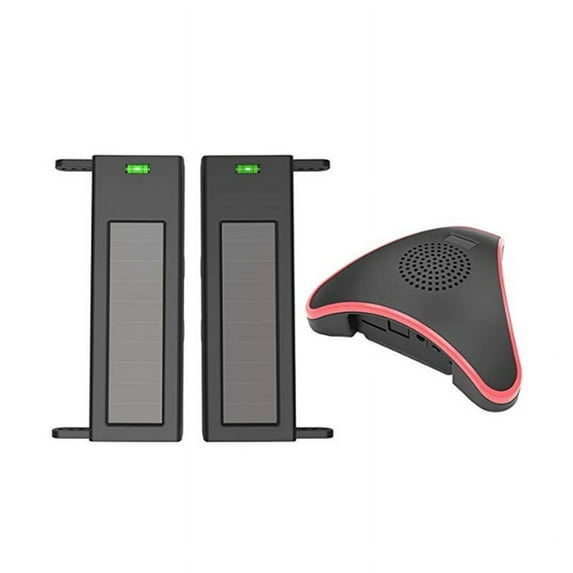 HTZSAFE Solar Wireless Driveway Alarm - 1/4 Mile Range, 190ft Sensor ...