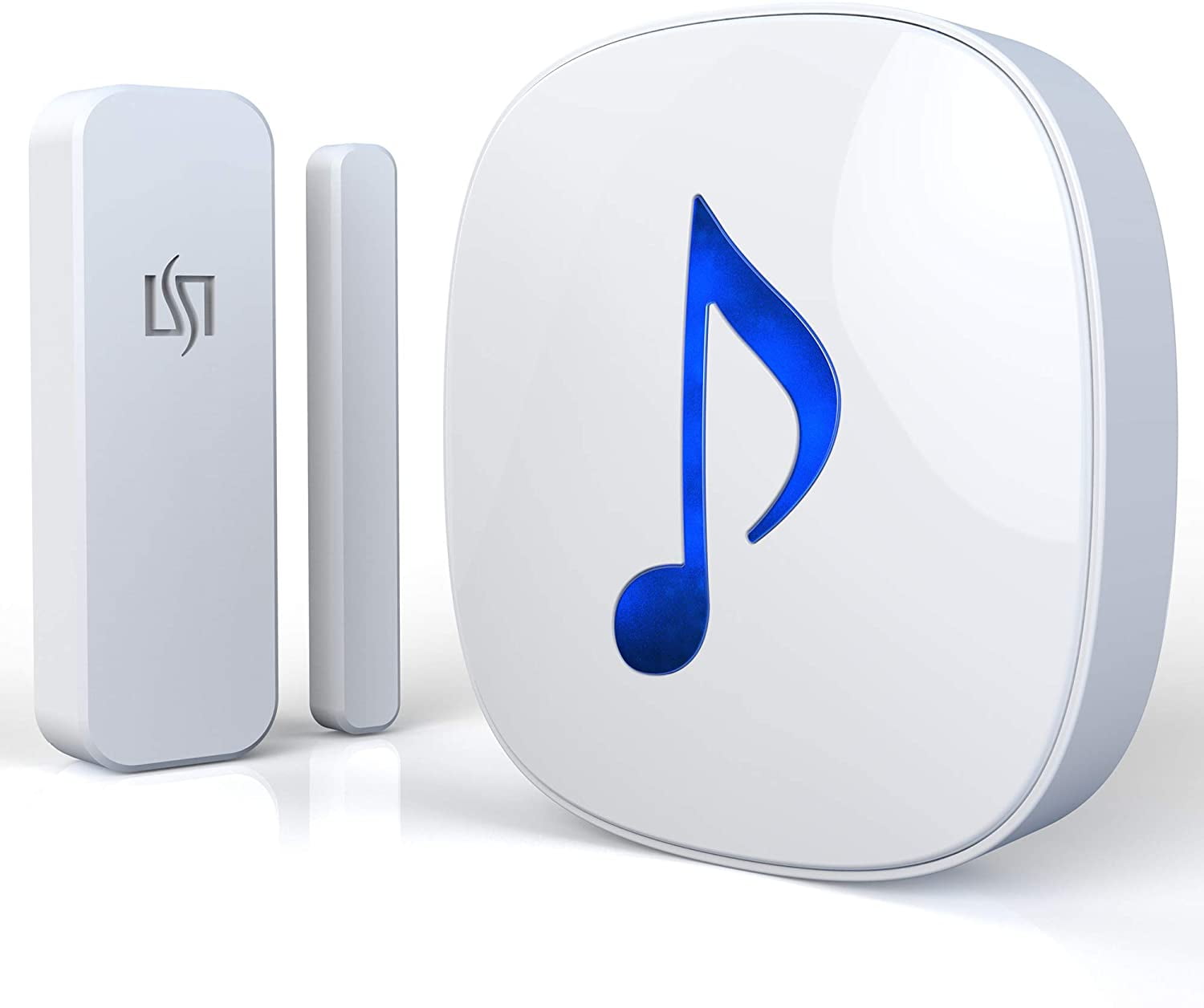 HTZSAFE Wireless Door/Window Magnetic Sensor Alarm-600 Feet Long ...