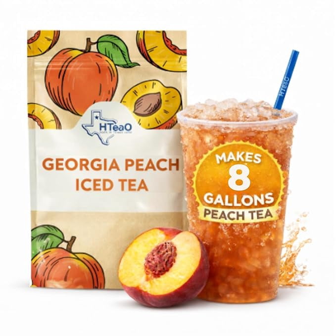 HTeaO Georgia Peach & Hibiscus Black Tea Packets 16-Count - Walmart.com
