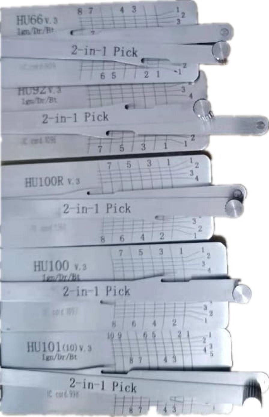 HU100-Lishi-Choice and decoder for car locks, 2 in 1 - Walmart.com