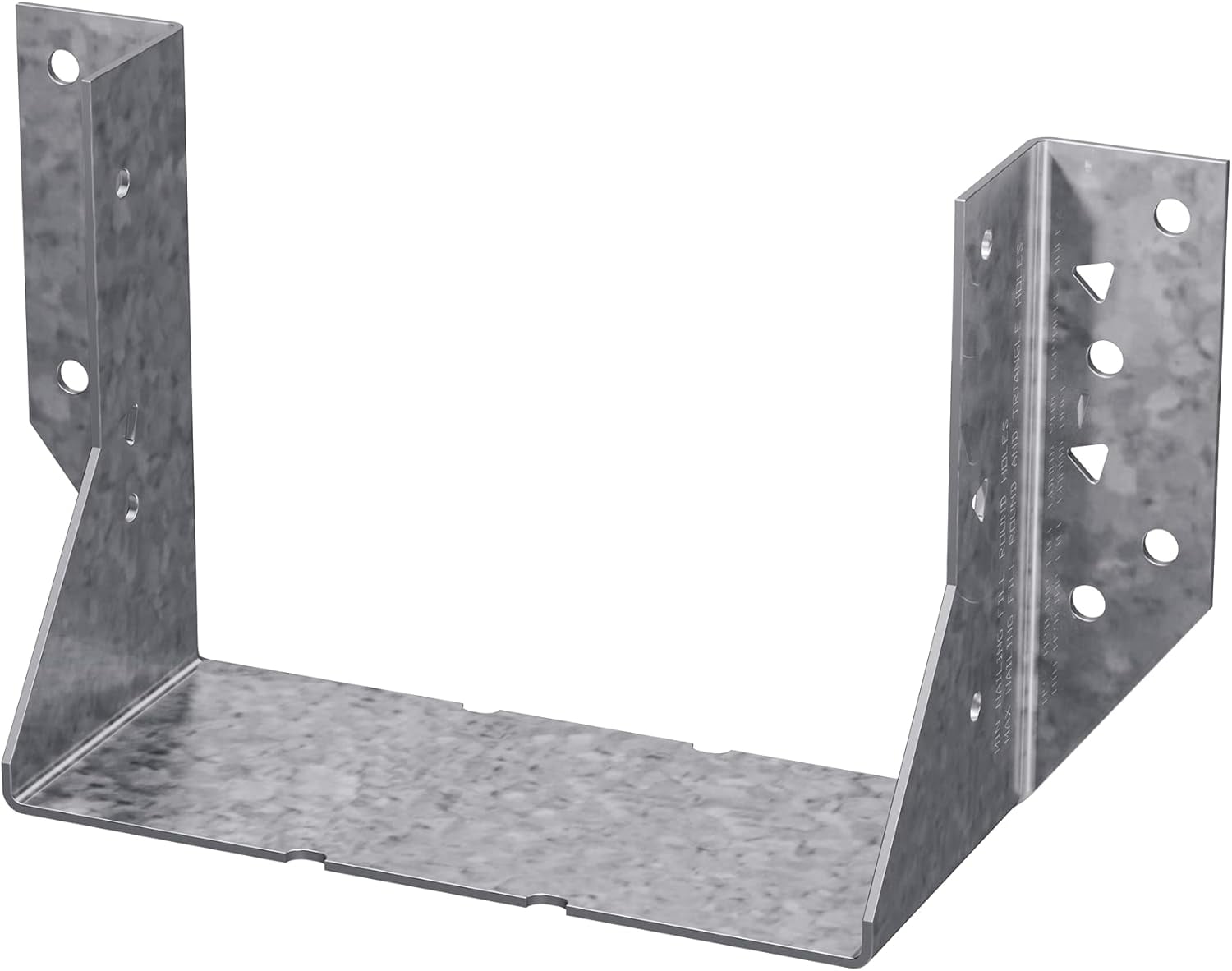 HU66 HU Galvanized Face-Mount Joist Hanger for 6x6 - Walmart.com