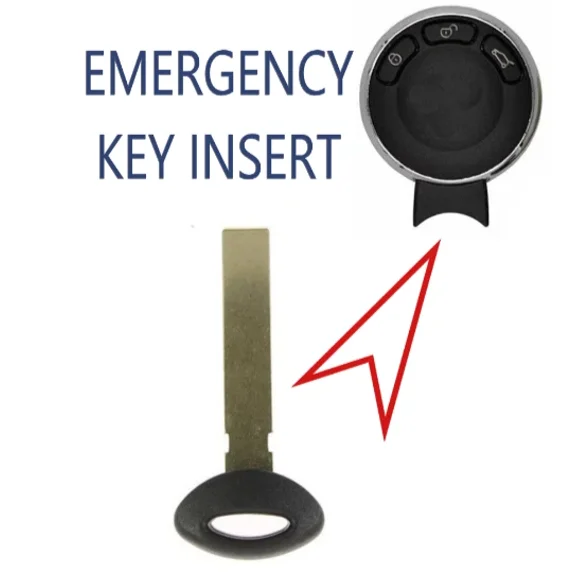 HU92RP Emergency Key For Mini Cooper 2006-2014 PN: 3452819-01 - Walmart.com