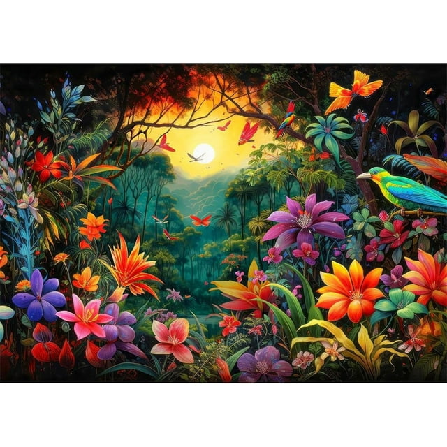 HUADADA Jigsaw Puzzles for Adults 1000 BSL1 Piece Jigsaw Puzzles for ...