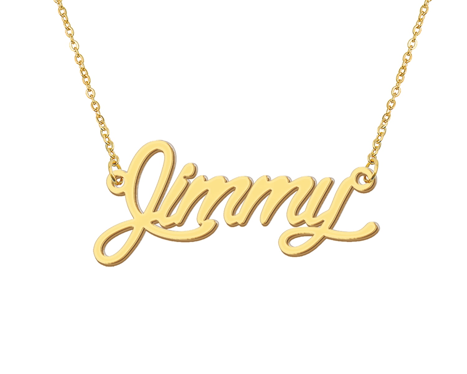 HUAN XUN Gold Jimmy Necklaces with Names Kids Jewelry Gift for Son ...