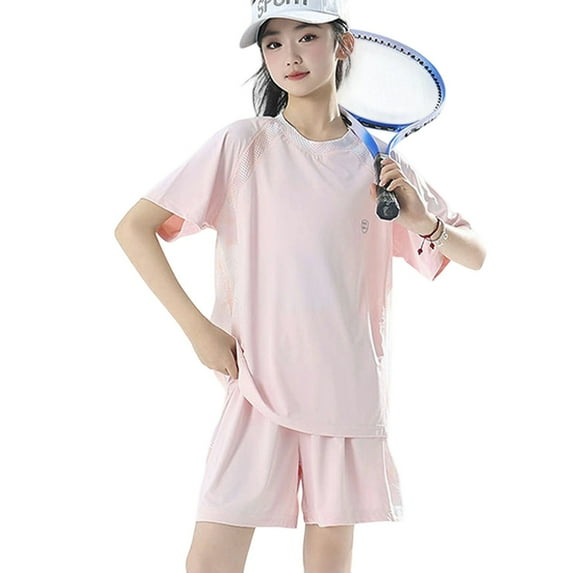 HUANBAI Boys Summer Outfits Sport Sets Breathable Short Sleeve Sun ...