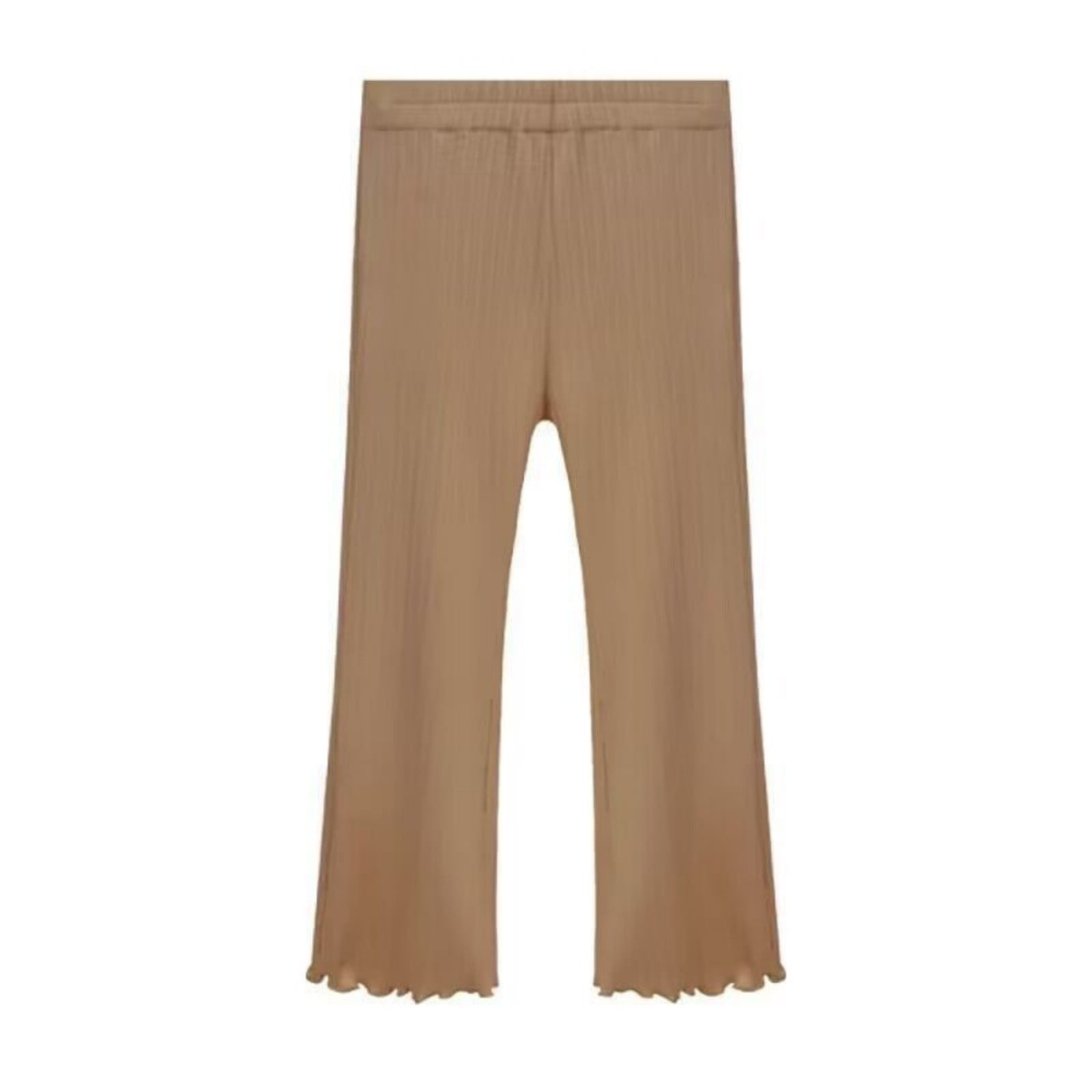HUANBAI Children's Bottom Pants Summer Thin Ice Silk Pants Style Little ...