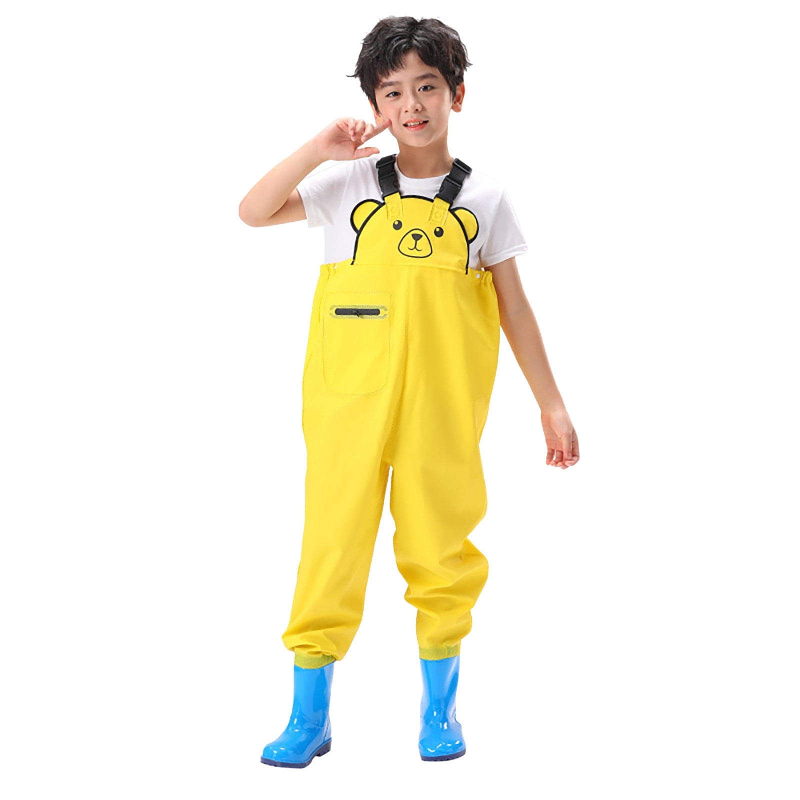 HUANBAI Kids Chest Waders Youth Fishing Waders For Toddler Children ...