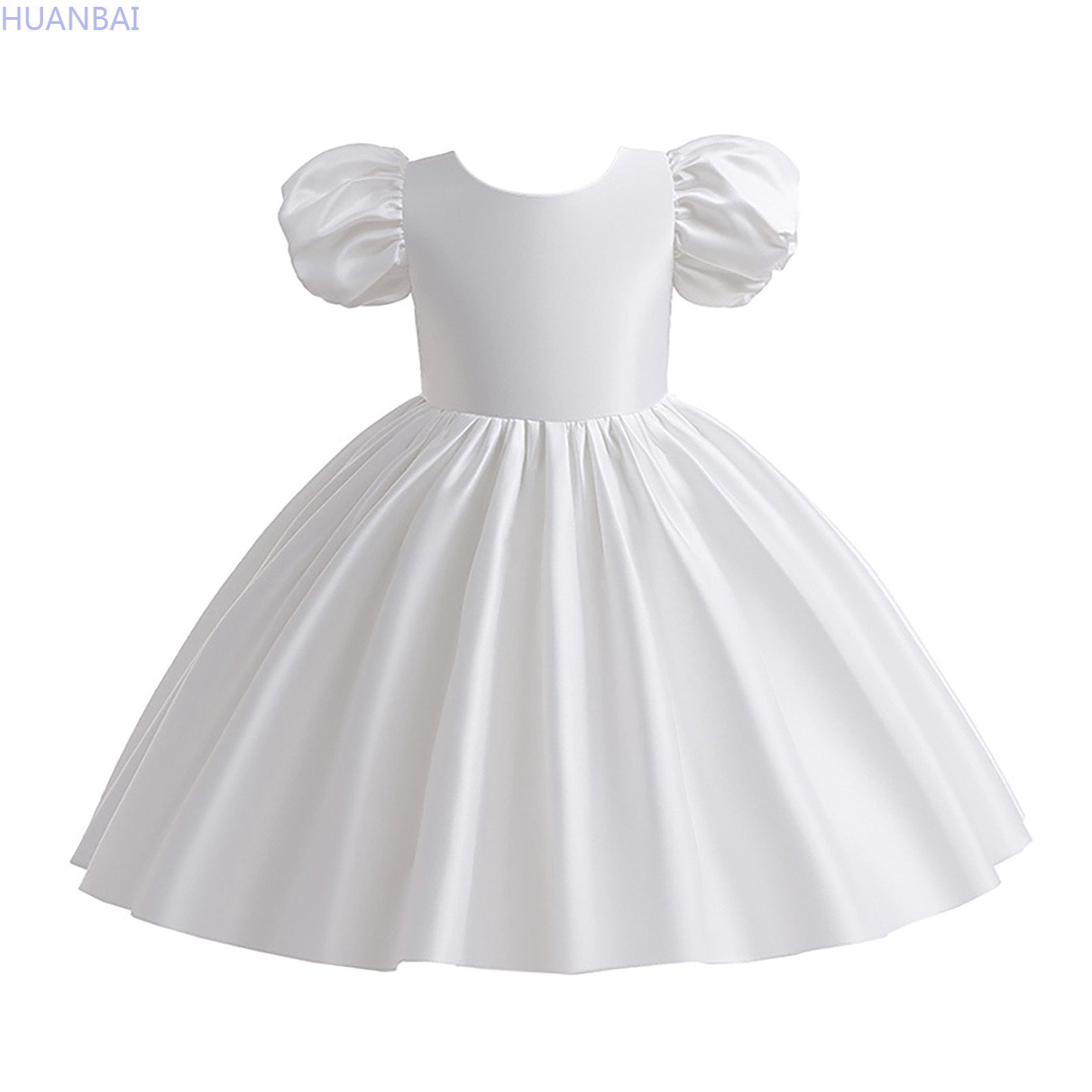 HUANBAI Kids Toddler Baby Girls Spring Summer Solid Ruffle Sleeveless ...