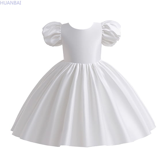 HUANBAI Kids Toddler Baby Girls Spring Summer Solid Ruffle Sleeveless ...