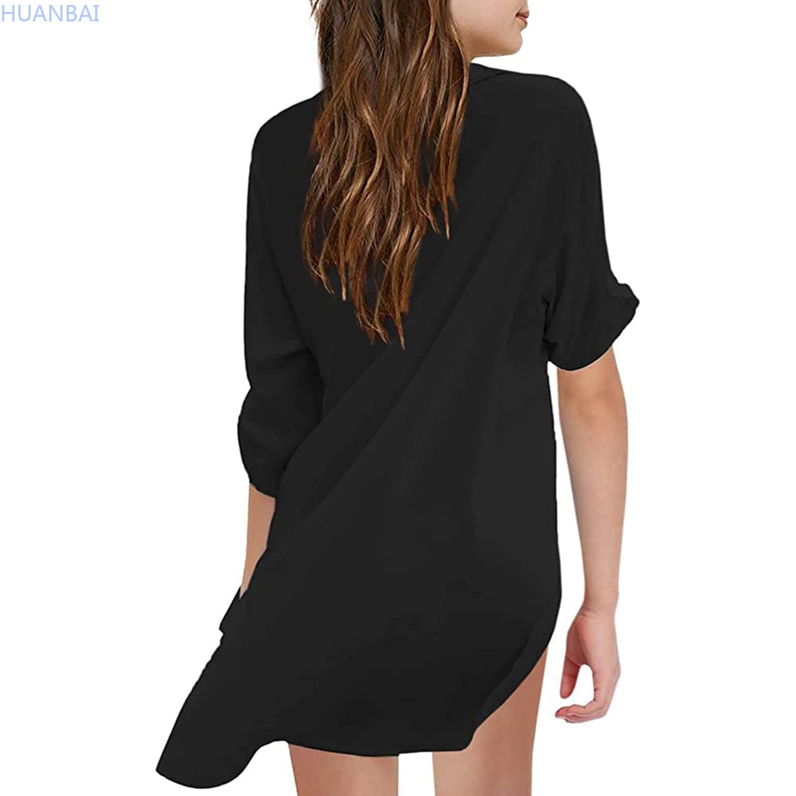 HUANBAI Little Girl's Kids Swimsuit Beach Cover Up For Girl Chiffon ...