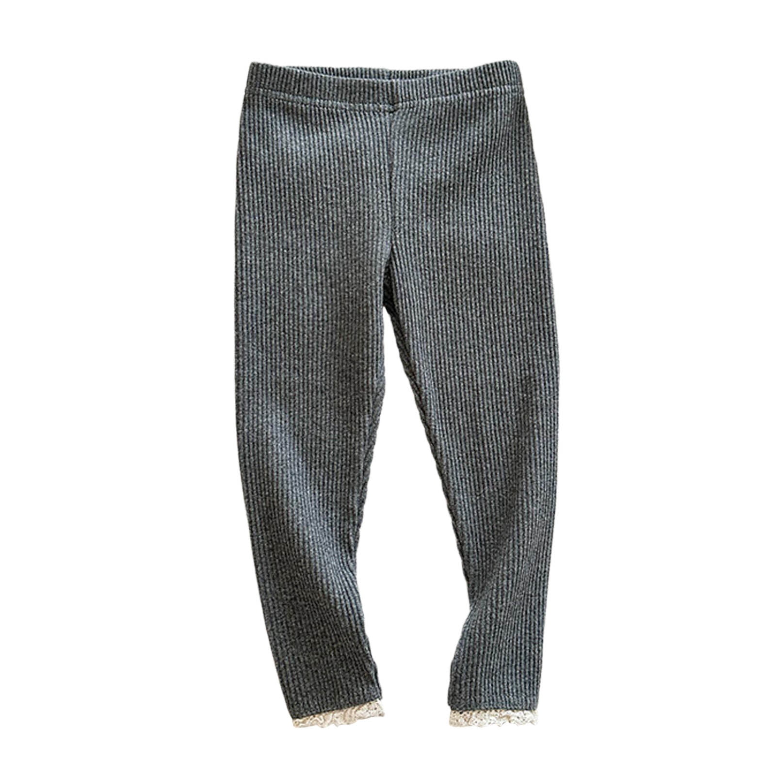 HUANBAI Micro Flare Pants Girl's Stretch Outer Layer Leggings Jogger ...
