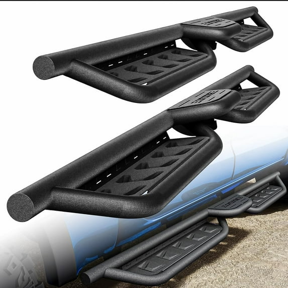 HUANG Tri-Step Running Boards for 2019-2026 Chevy Silverado/GMC Sierra ...