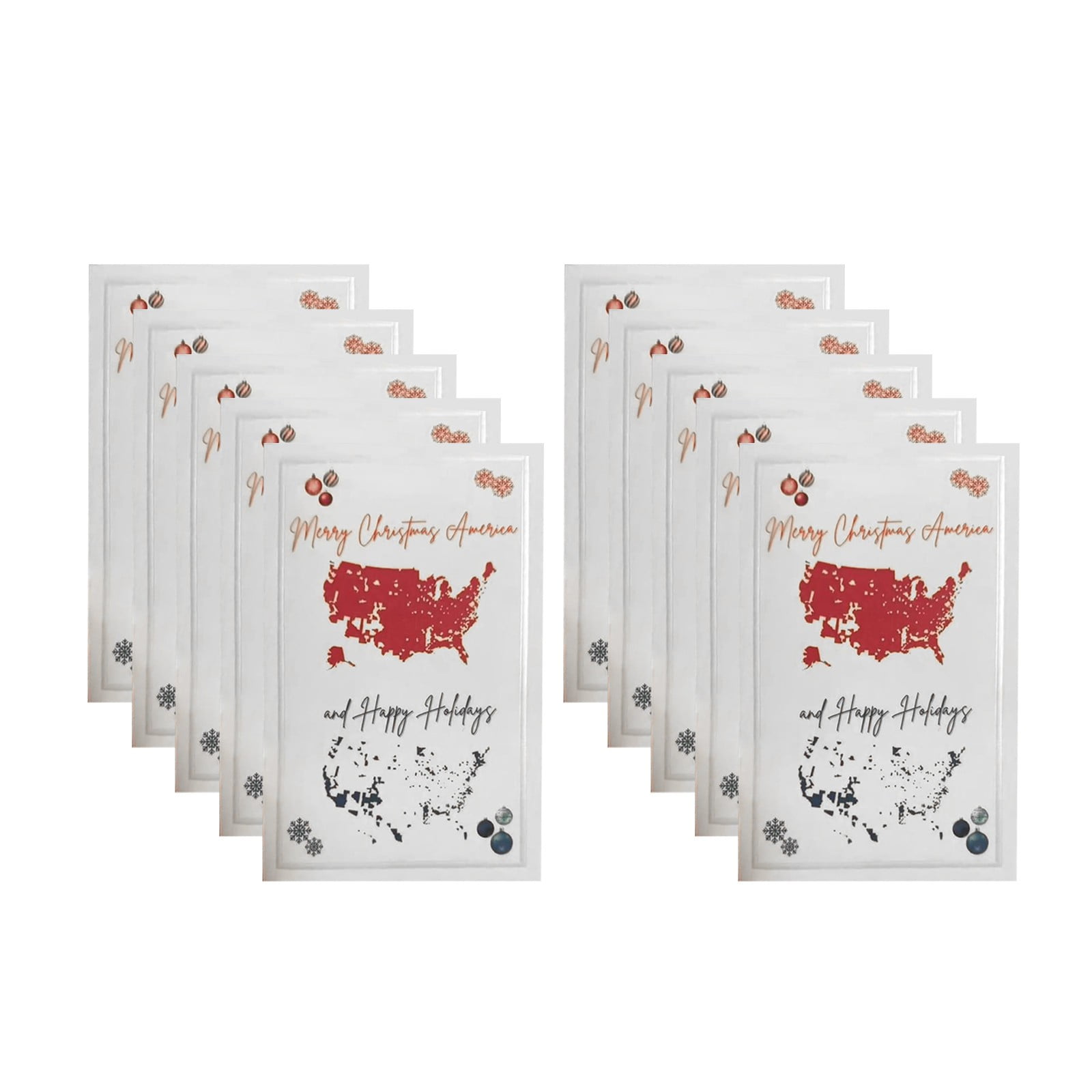 HUANGBAO 2024 Merry Christmas America Card,Presidential Election Map ...