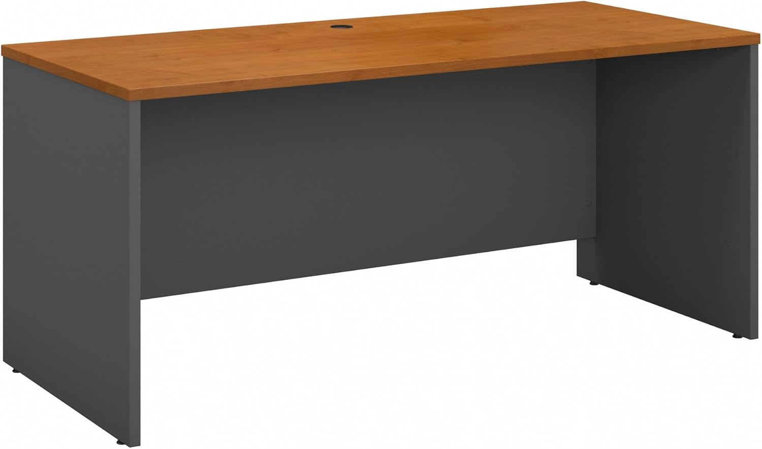 HUANGMAOYU Series C 60W x 24D Credenza Desk in Natural Cherry ...