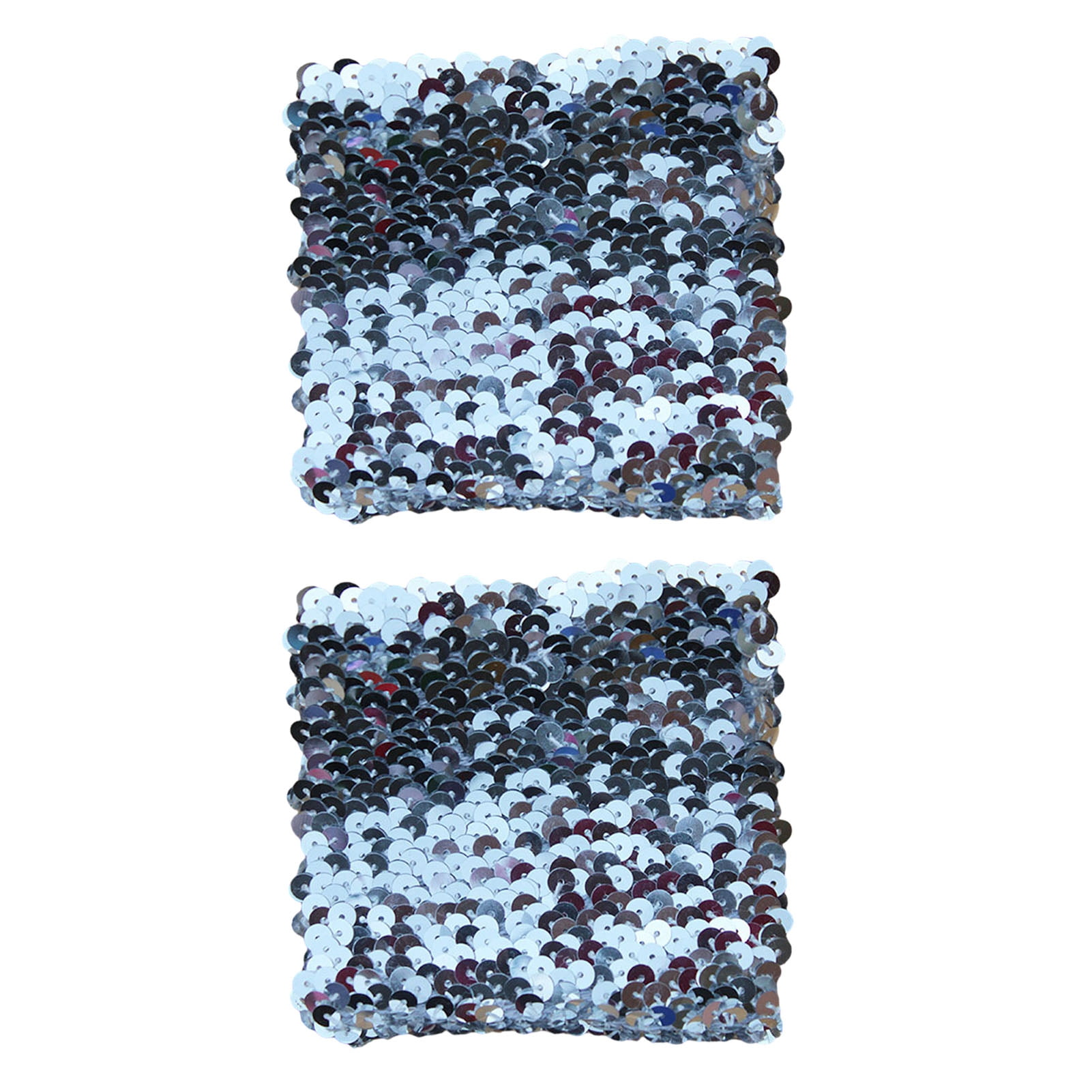 HUANLEDASH 1 Pair Women Girls Shiny Sequins Bracelets Stretchy ...