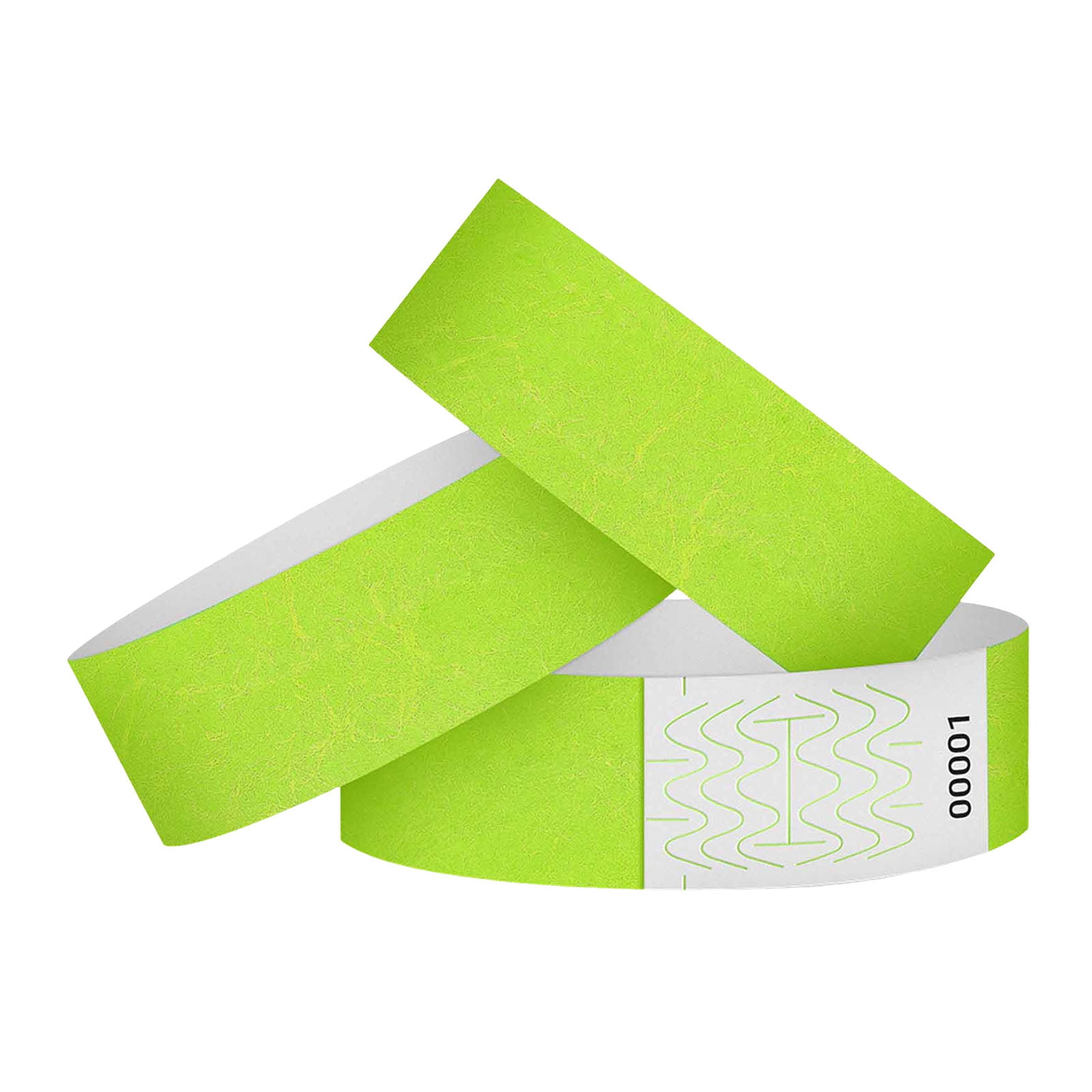 HUANLEDASH 100 Pcs Paper Bracelets Waterproof Tear Resistant ...