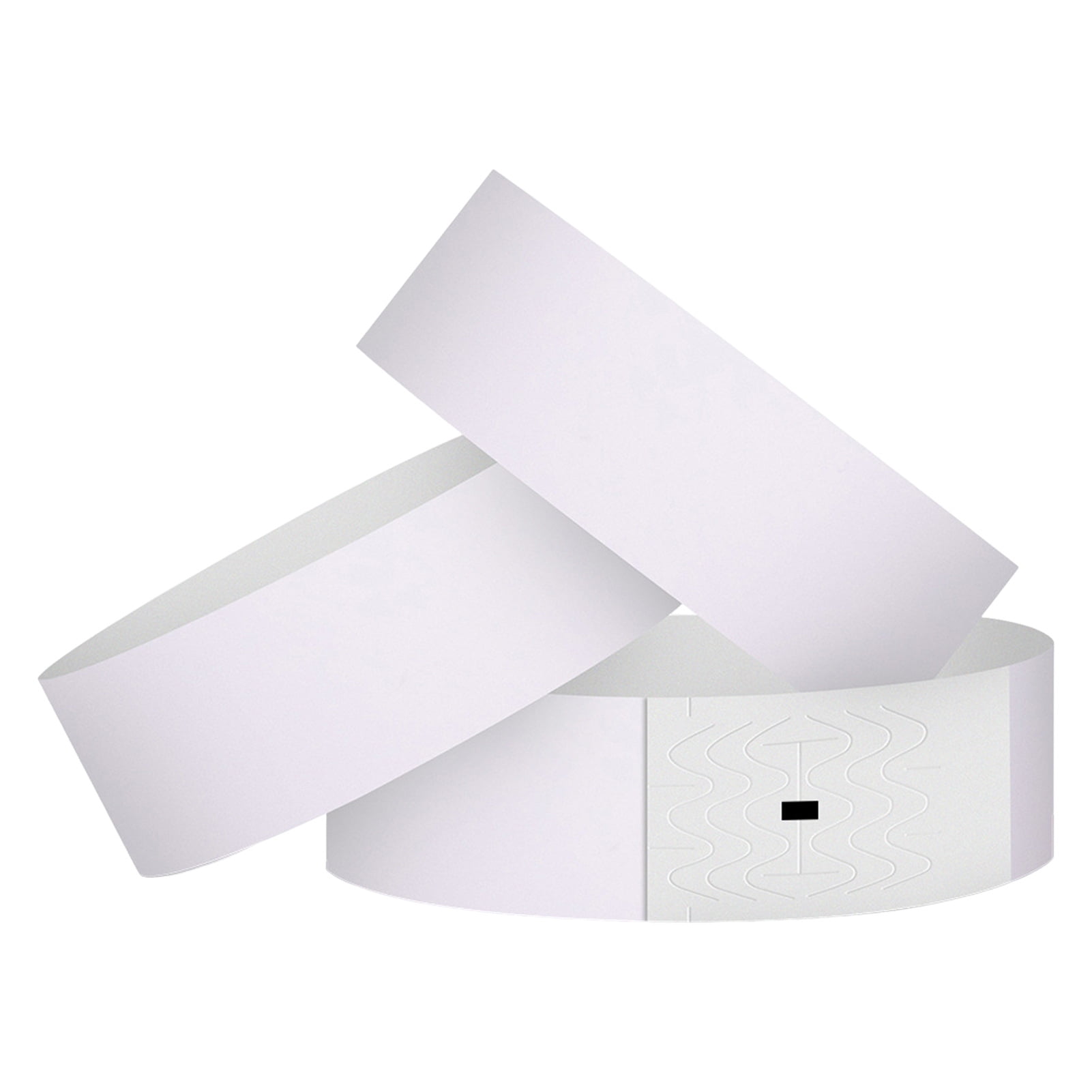 HUANLEDASH 100Pcs Synthetic Paper Wristbands Disposable Waterproof ...