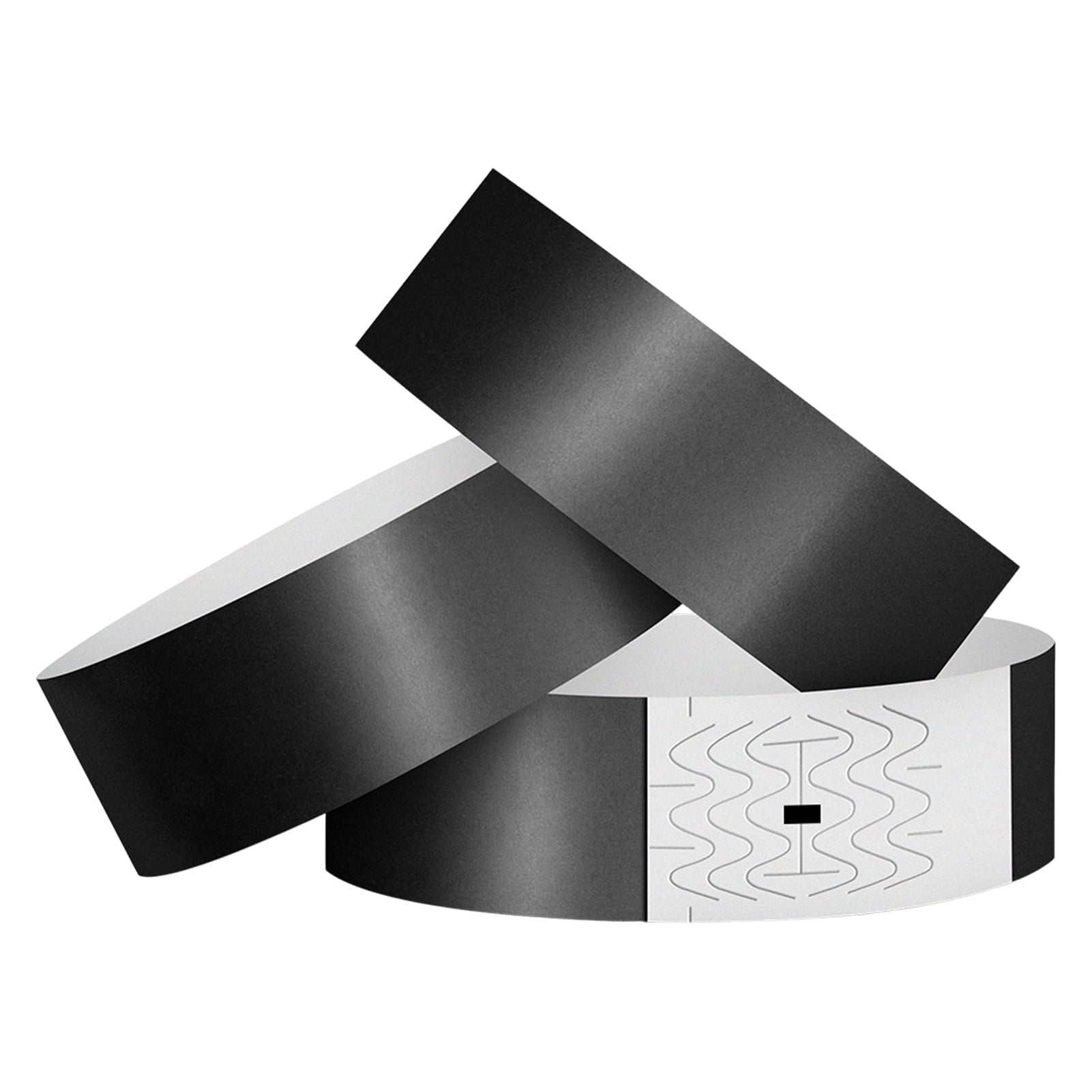 HUANLEDASH 100Pcs Synthetic Paper Wristbands Disposable Waterproof ...