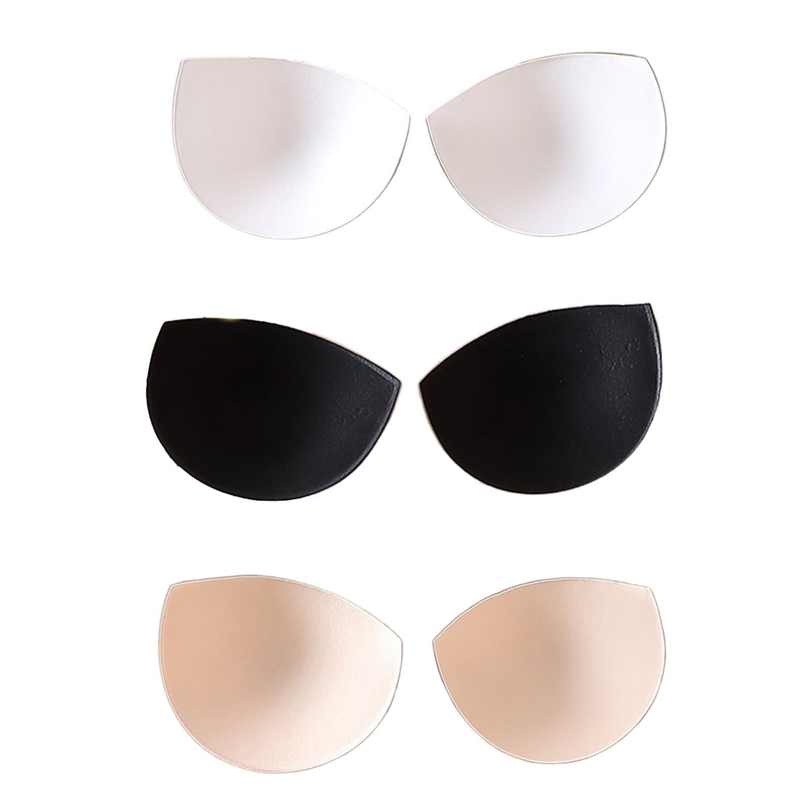 HUANLEDASH 3 Pairs Women's Push Up Bra Pads Inserts Invisible Breast ...